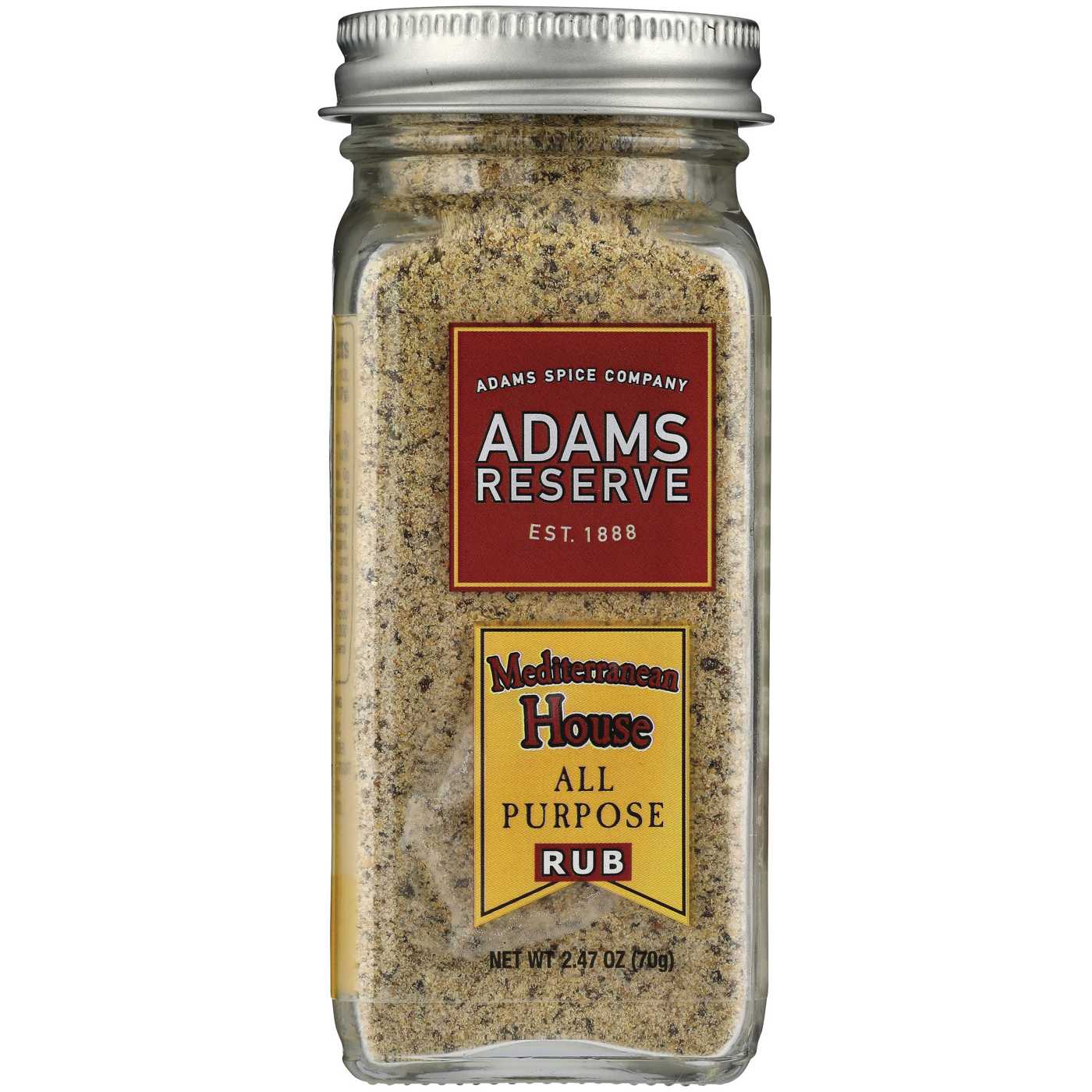 Adams Reserve Mediterranean House All Purpose Rub - Shop Spice mixes at ...