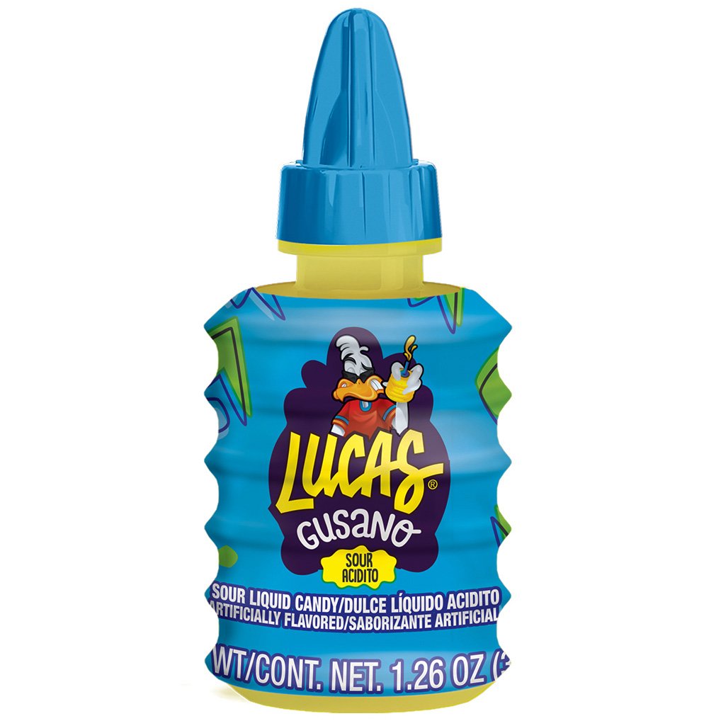 Lucas Gusano Liquid Sour Candy - Shop Candy at H-E-B