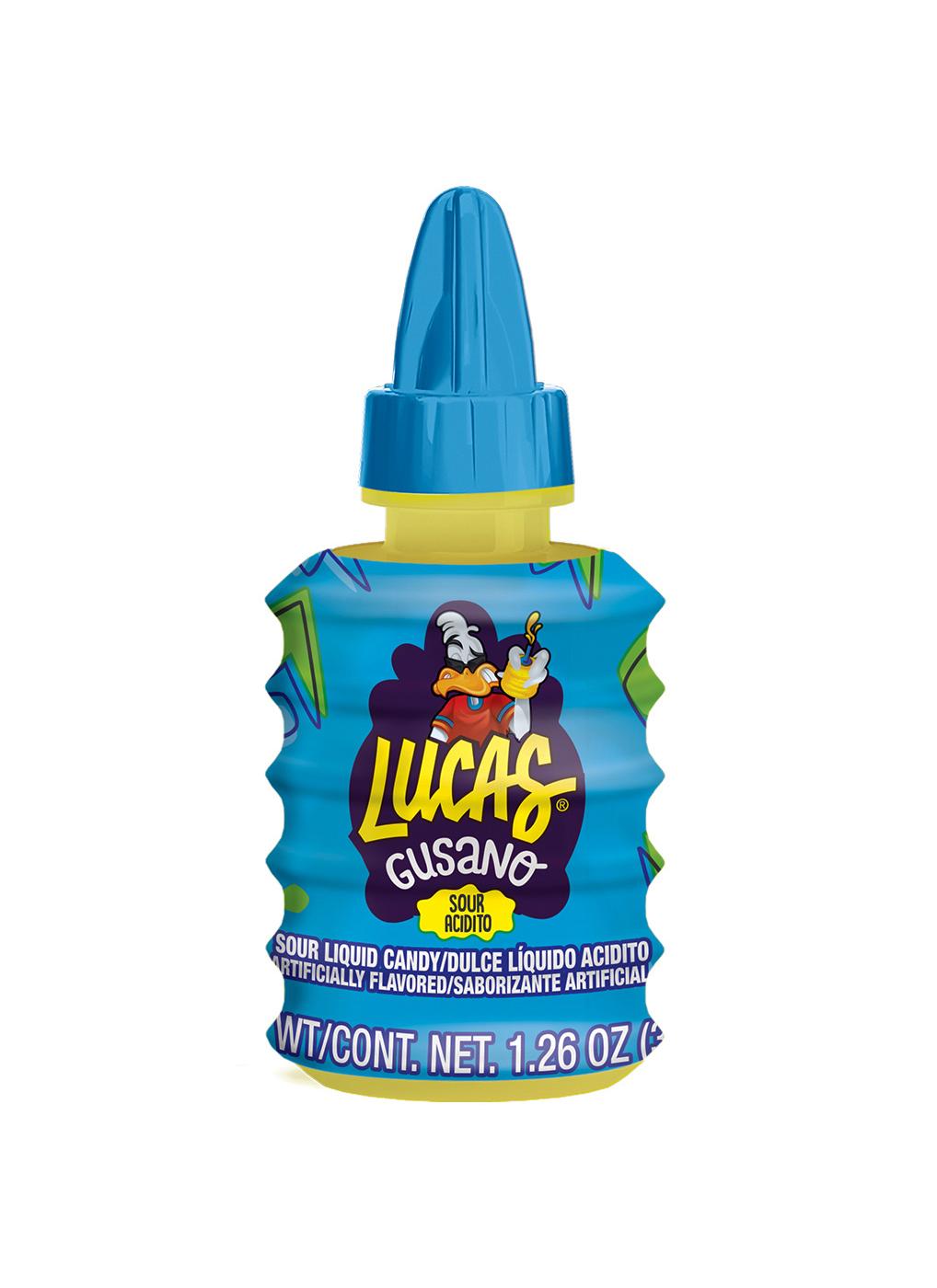 Lucas Gusano Liquid Sour Candy - Shop Candy at H-E-B