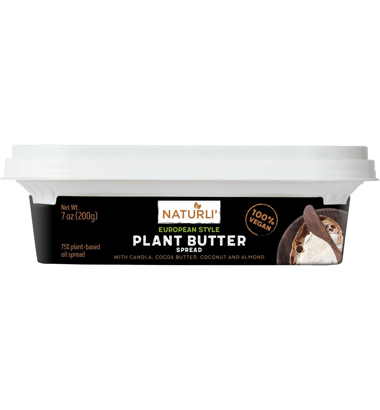 Naturli European Style Plant Butter Spread - Shop Butter & margarine at ...