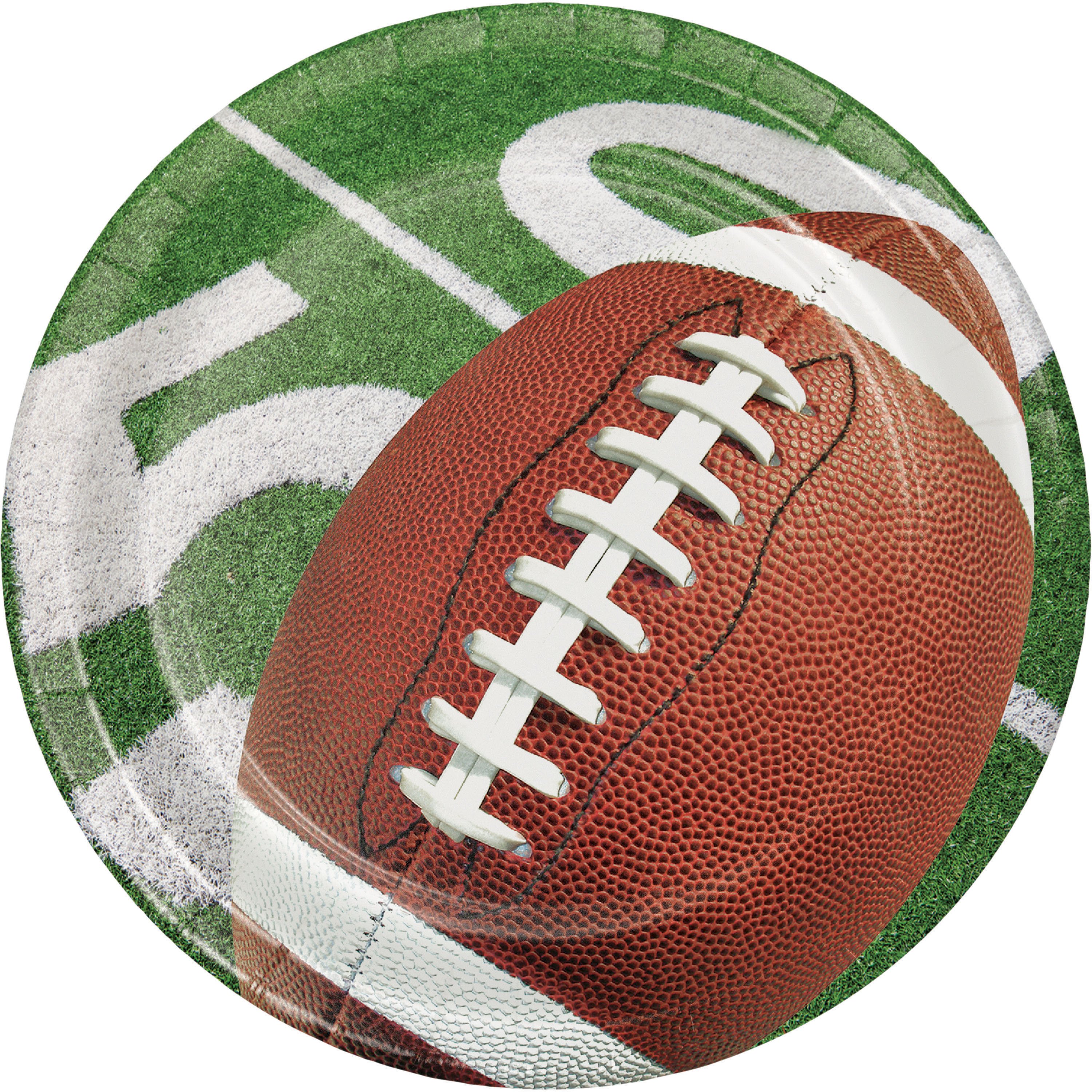 Creative Converting Football Party Theme Paper Plates, 8 ct - Shop ...