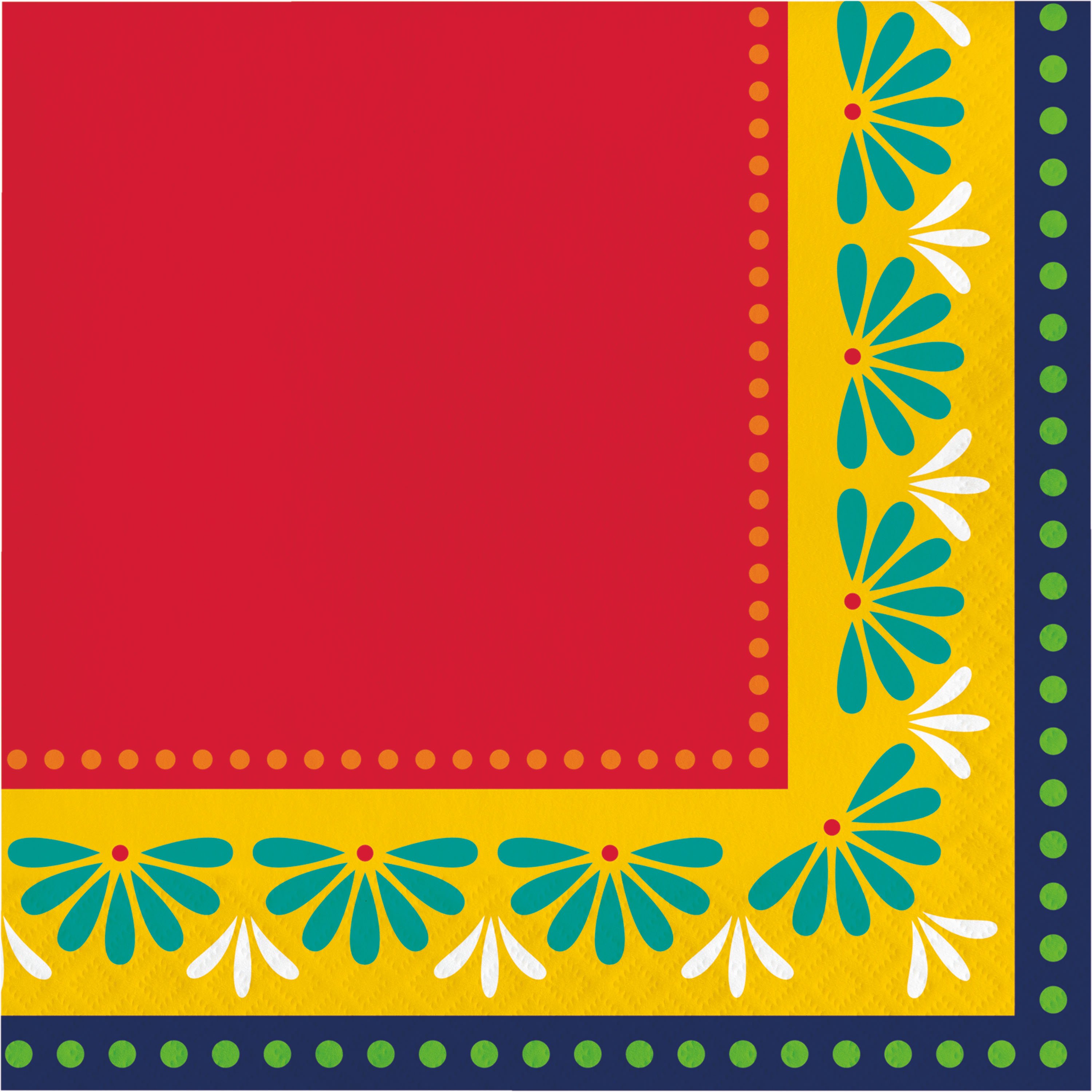 Creative Converting Lunch Napkins - Fiesta Pottery-Style - Shop Party ...