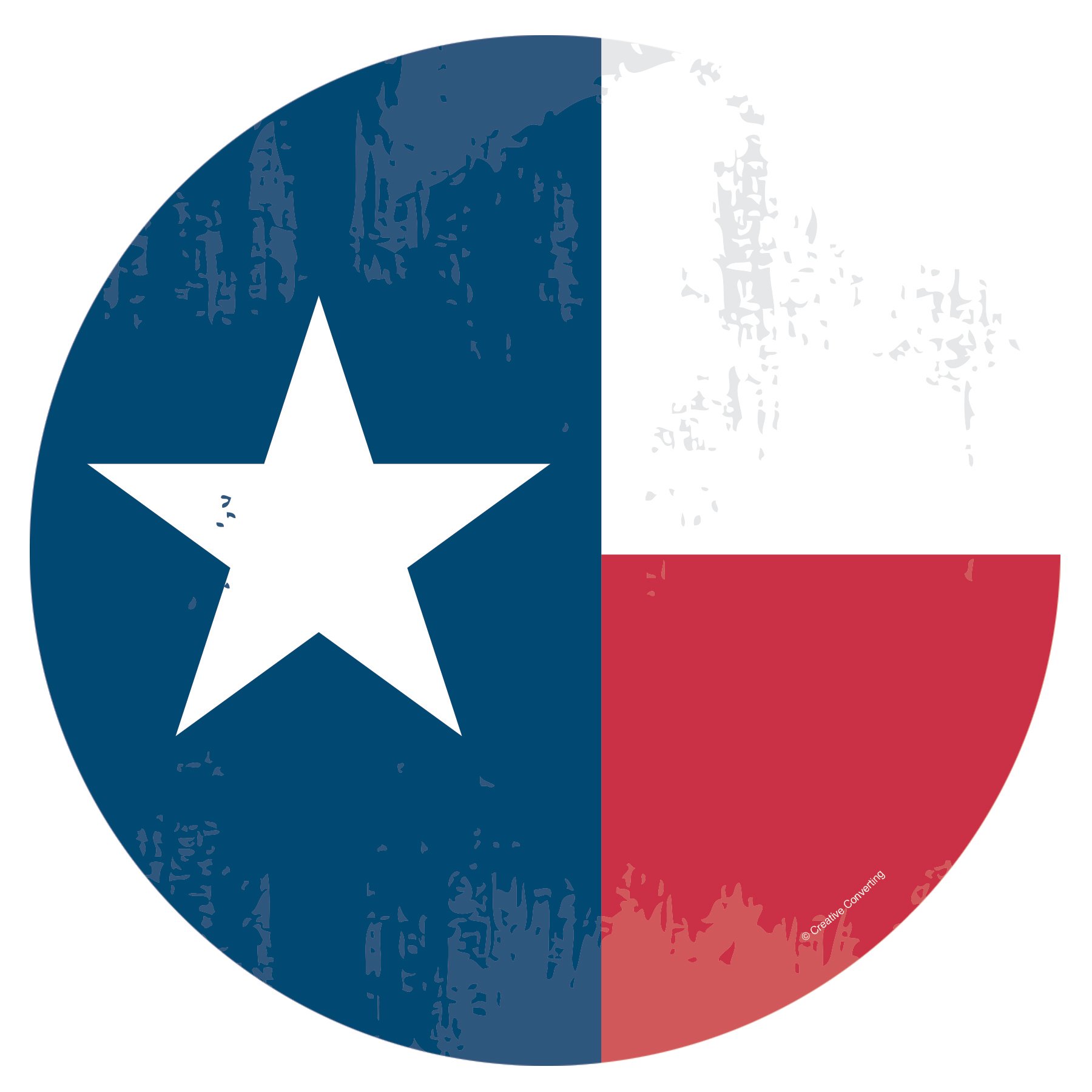Creative Converting Texas Strong Paper Plates, 8 ct - Shop Party decor ...