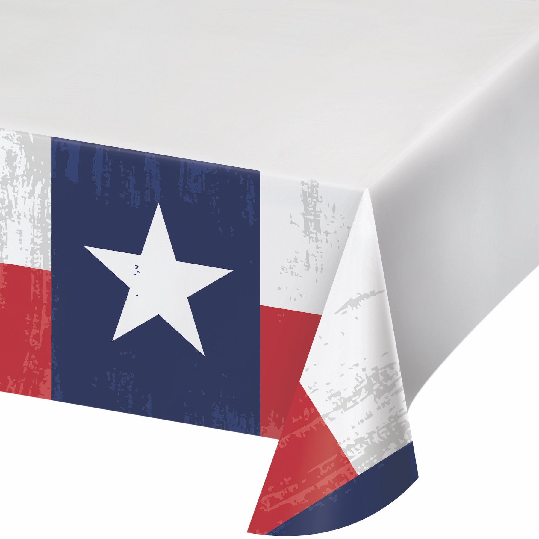 Creative Converting Paper Table Cover - Texas Flag - Shop Party decor ...