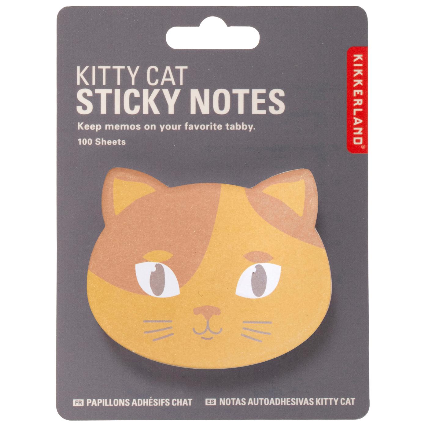 Kikkerland Kitty Cat Sticky Notes - Shop Sticky notes & index cards at ...