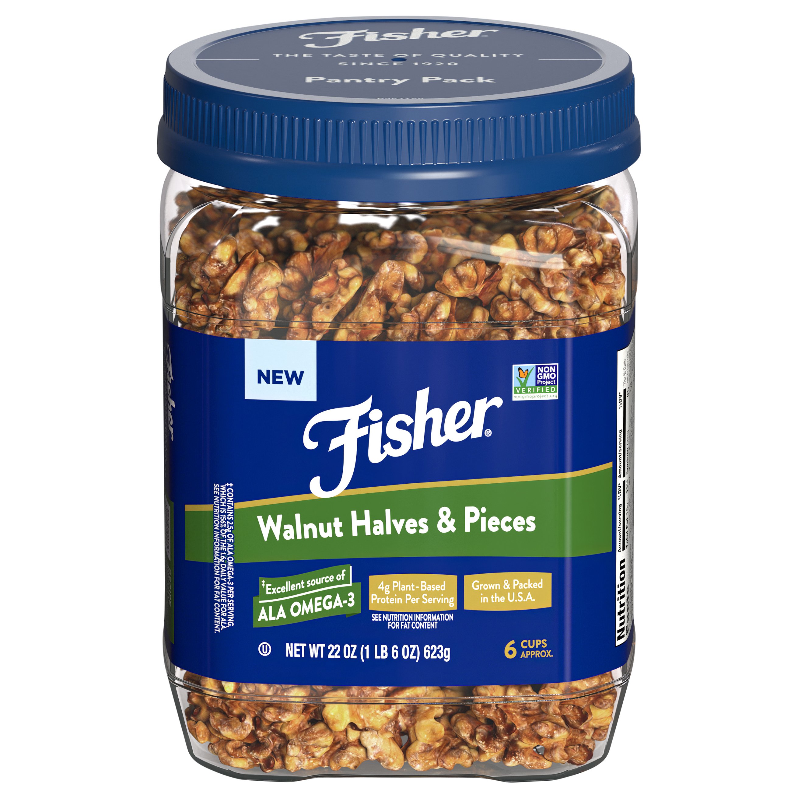Fisher Walnut Halves & Pieces - Shop Nuts & seeds at H-E-B