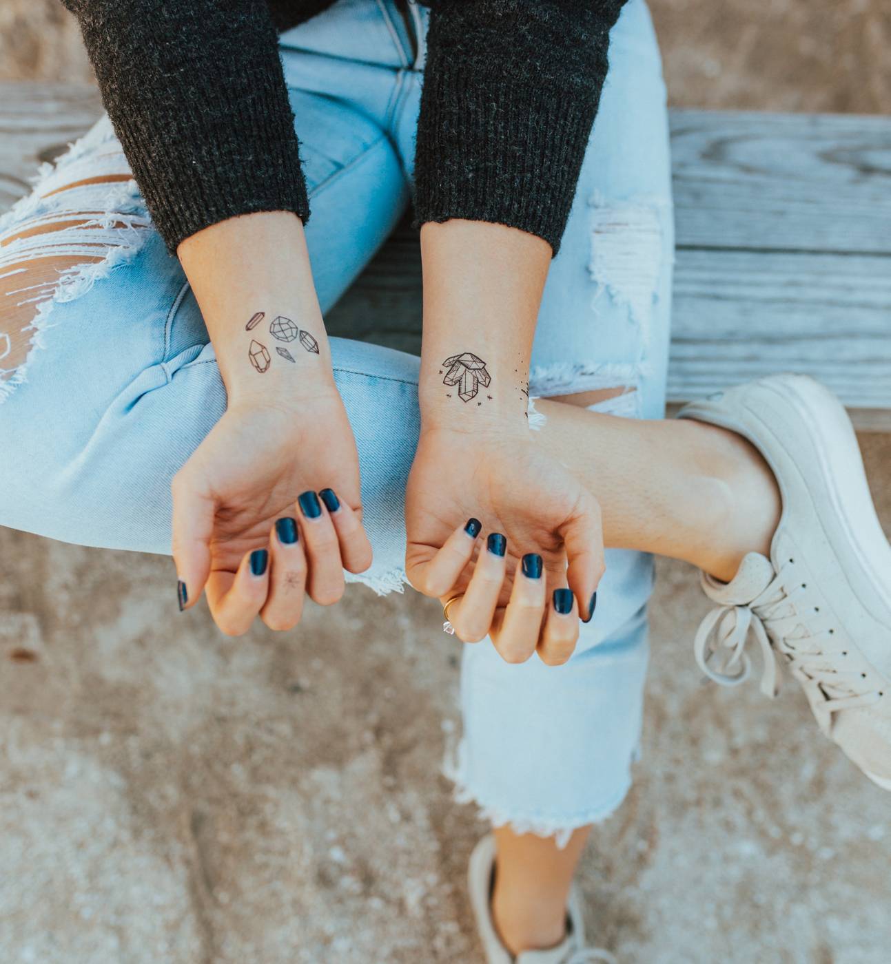 INKED by Dani Temporary Tattoo Sheet - Spooky - Shop Makeup palettes ...