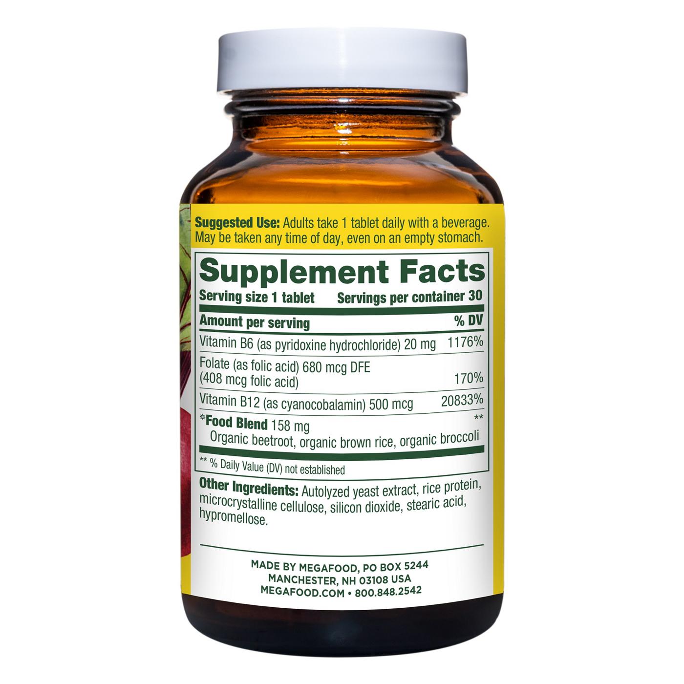 MegaFood Vegan B12 Tablets - Shop Vitamins A-Z at H-E-B
