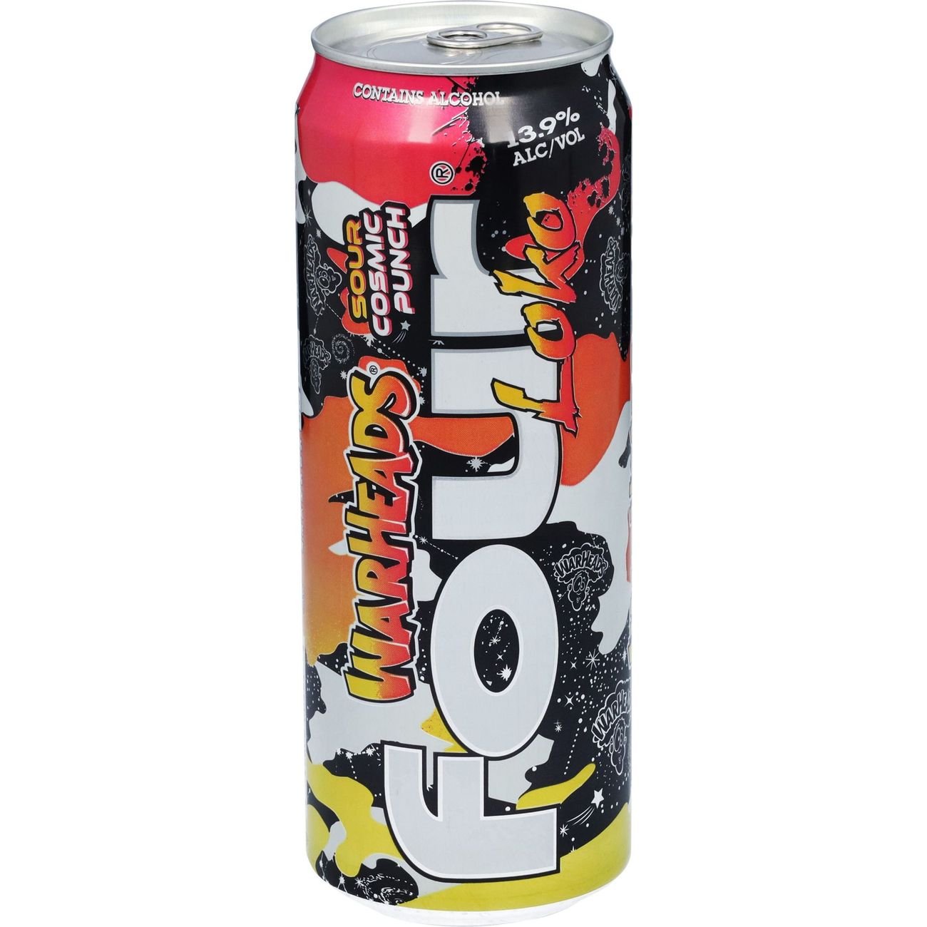 Four Loko Warheads Sour Cosmic Punch - Shop Malt beverages & coolers at ...