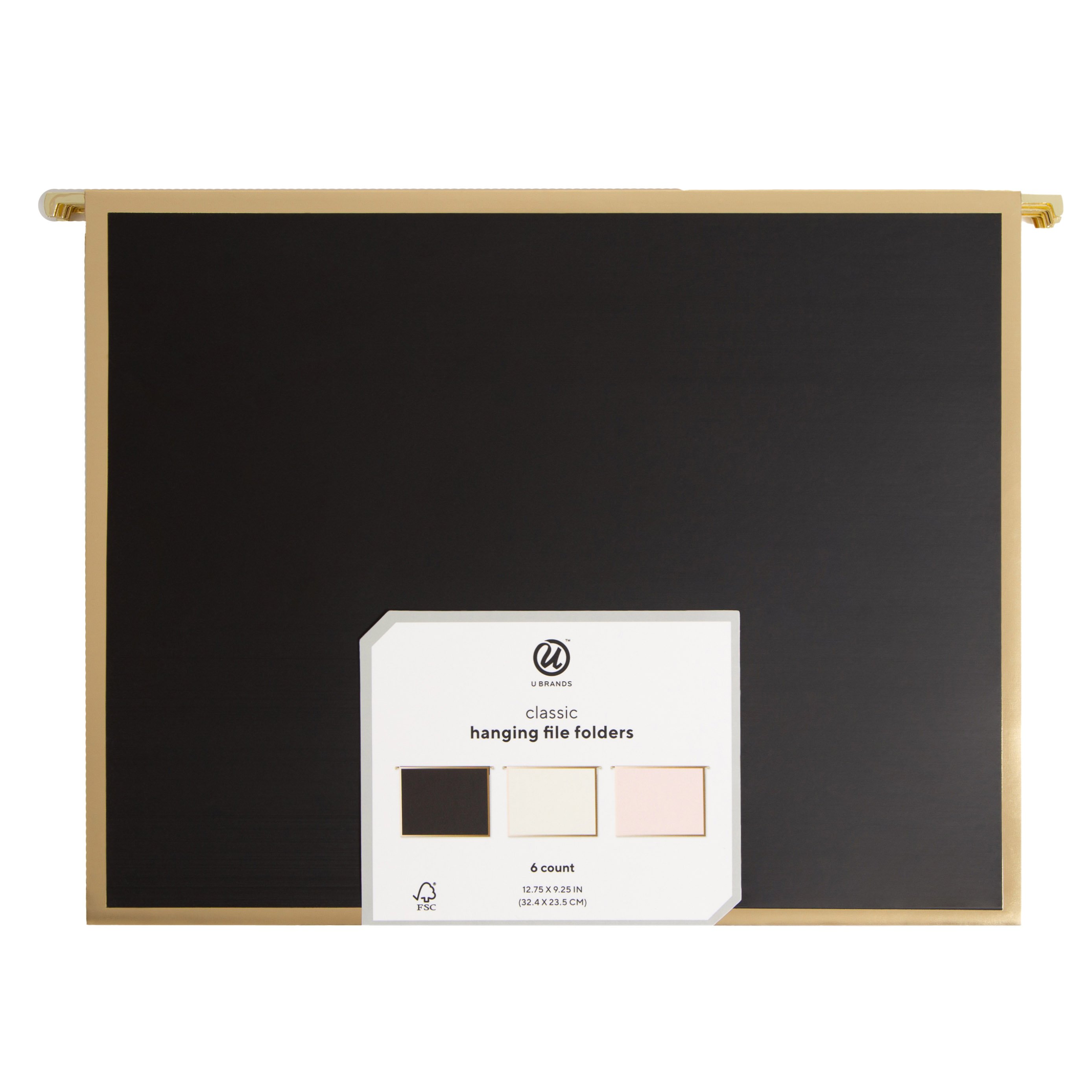 U Brands Assorted Hanging File Folders - Classic, 6 pk - Shop Folders ...