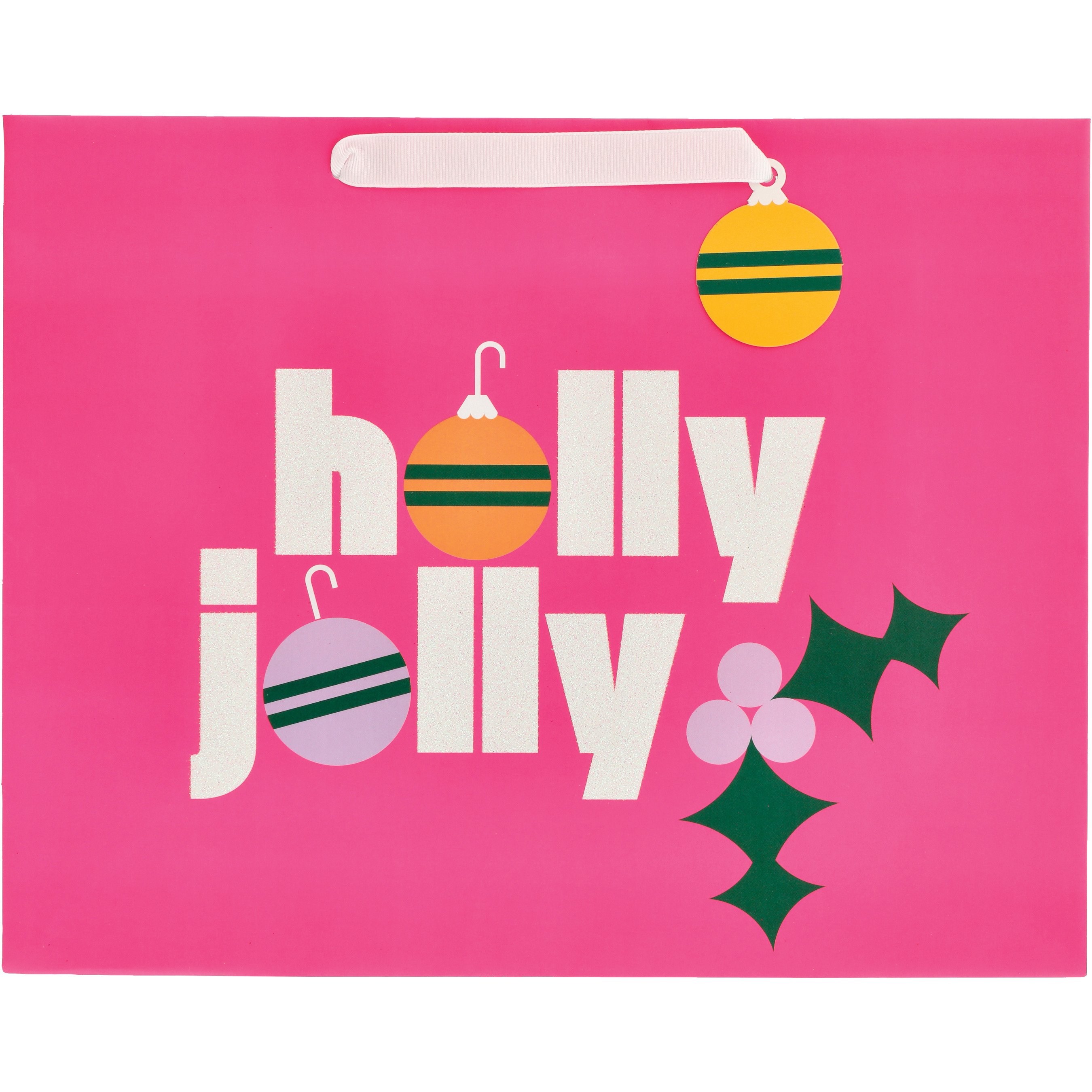 Destination Holiday Holly Jolly Christmas Gift Bag - Medium - Shop Gift ...