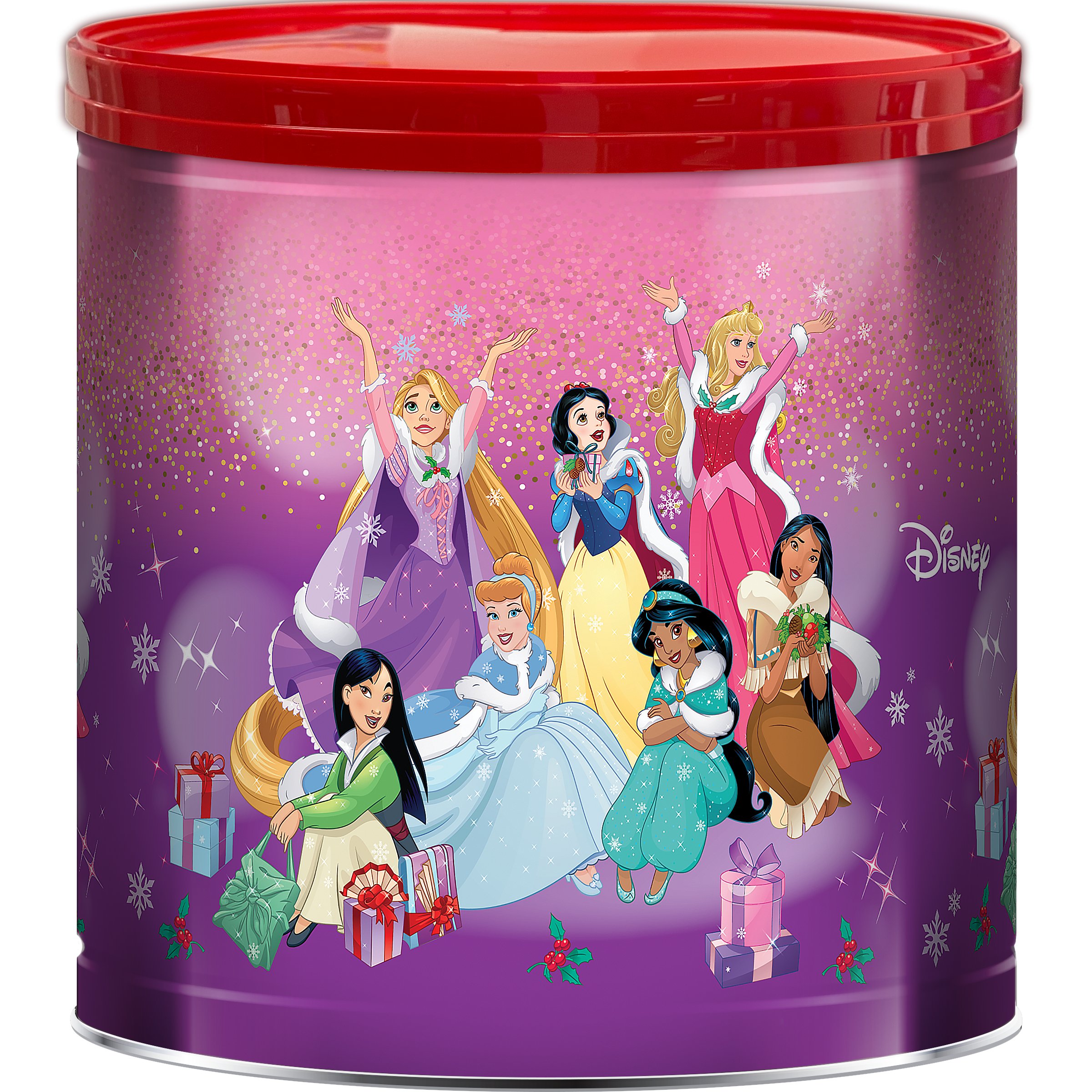 Signature Brands Merry & Bright Princesses Christmas Popcorn Tin - Shop ...