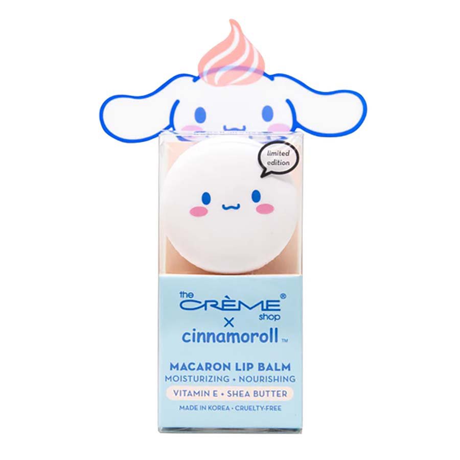 The Crème Shop x Cinnamoroll Macaron Lip Balm - Peach Mousse - Shop Lip ...