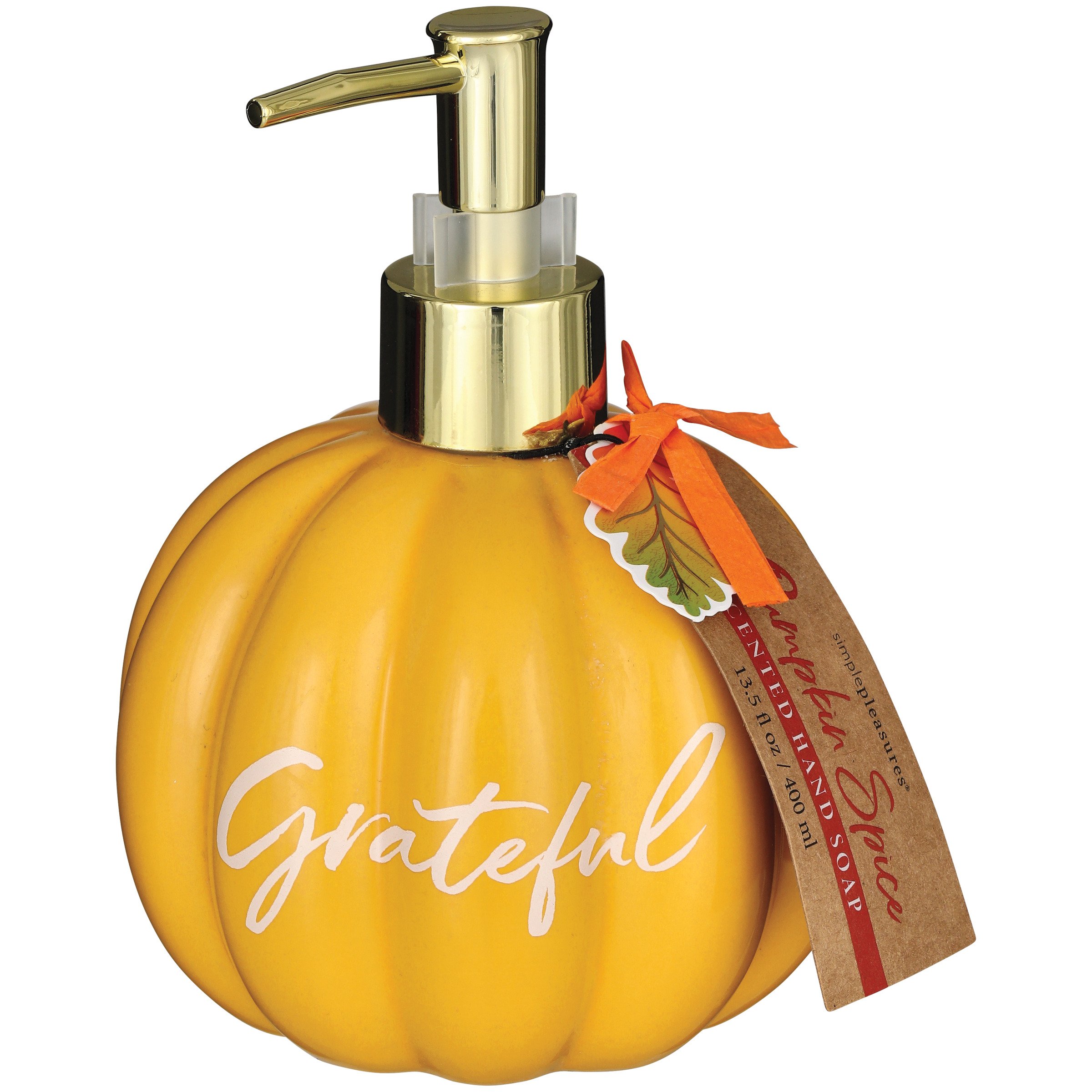 Simple Pleasures Grateful Sculpted Pumpkin Hand Soap - Shop Hand & bar ...