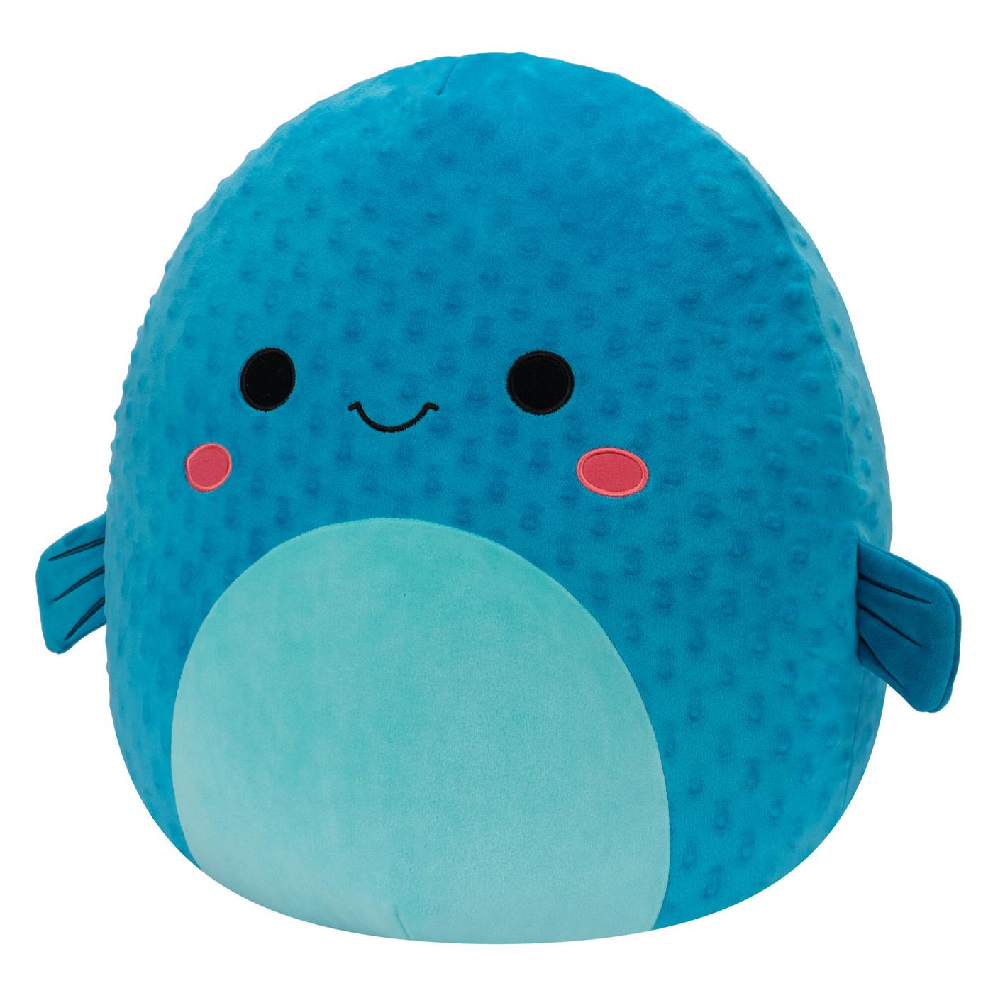 Squishmallows Puffer Fish Plush - Blue - Shop Plush toys at H-E-B