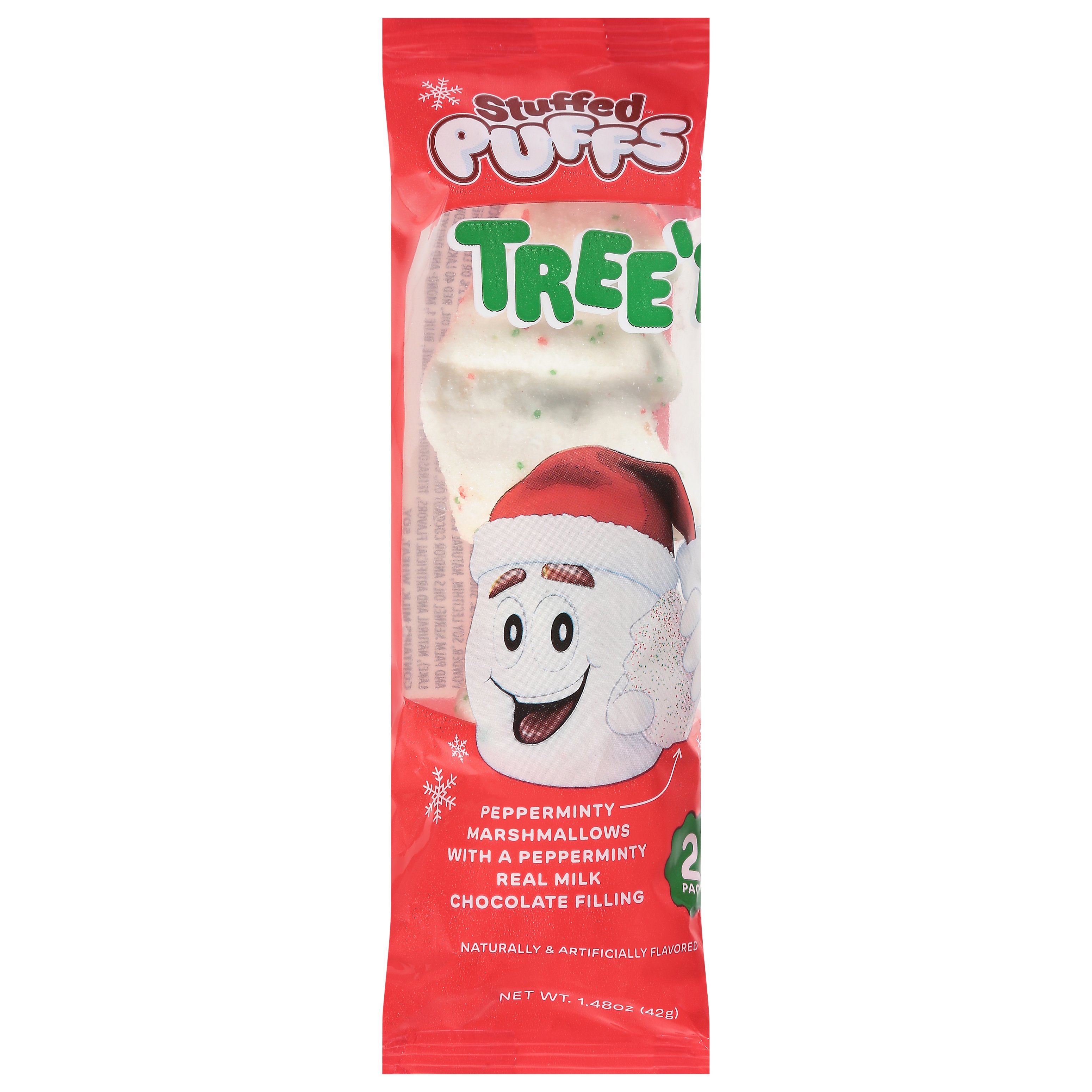 Stuffed Puffs Tree'ts Milk Chocolate-Filled Pepperminty Marshmallows ...