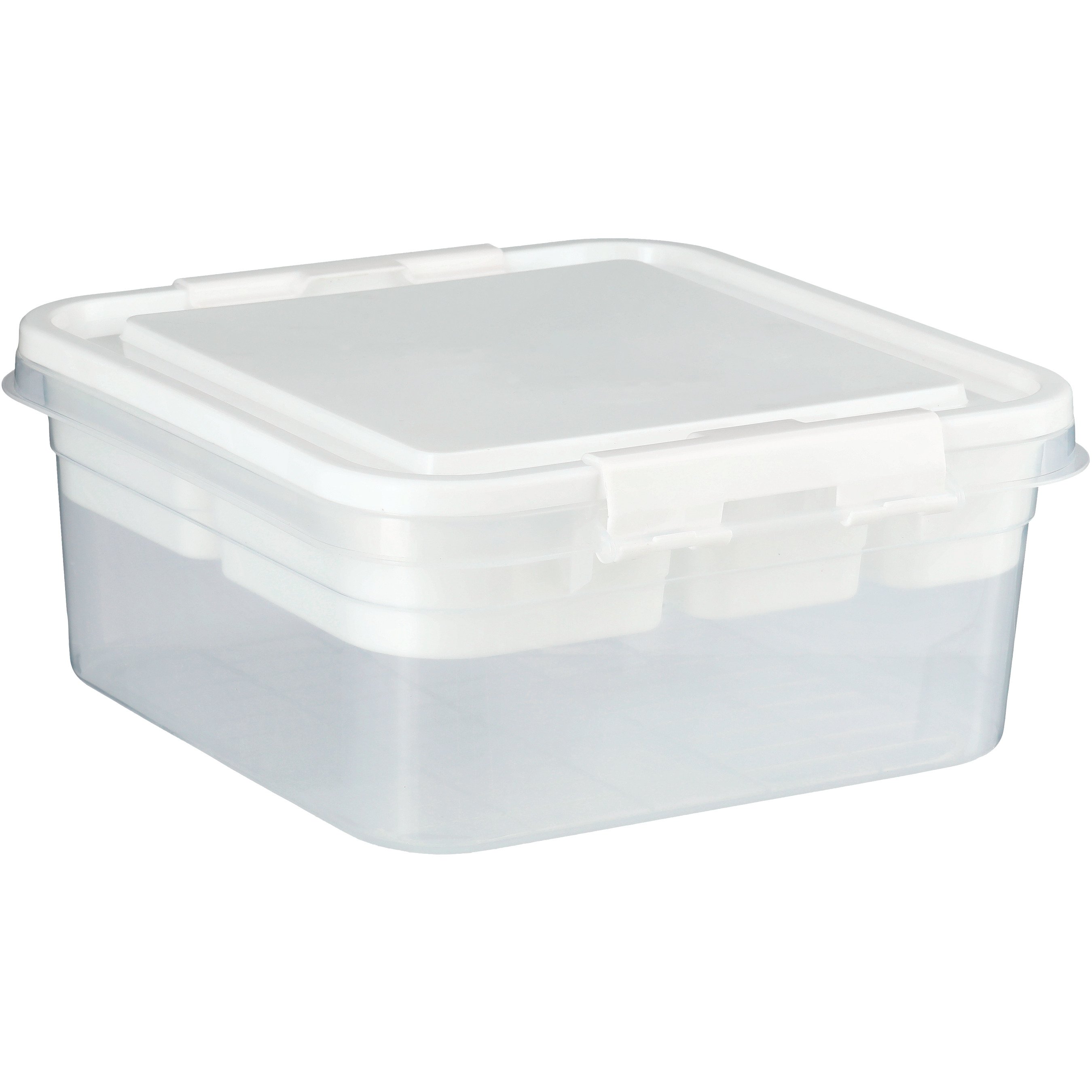 Destination Holiday 2-Tier Storage Box - White - Shop Storage bins at H-E-B