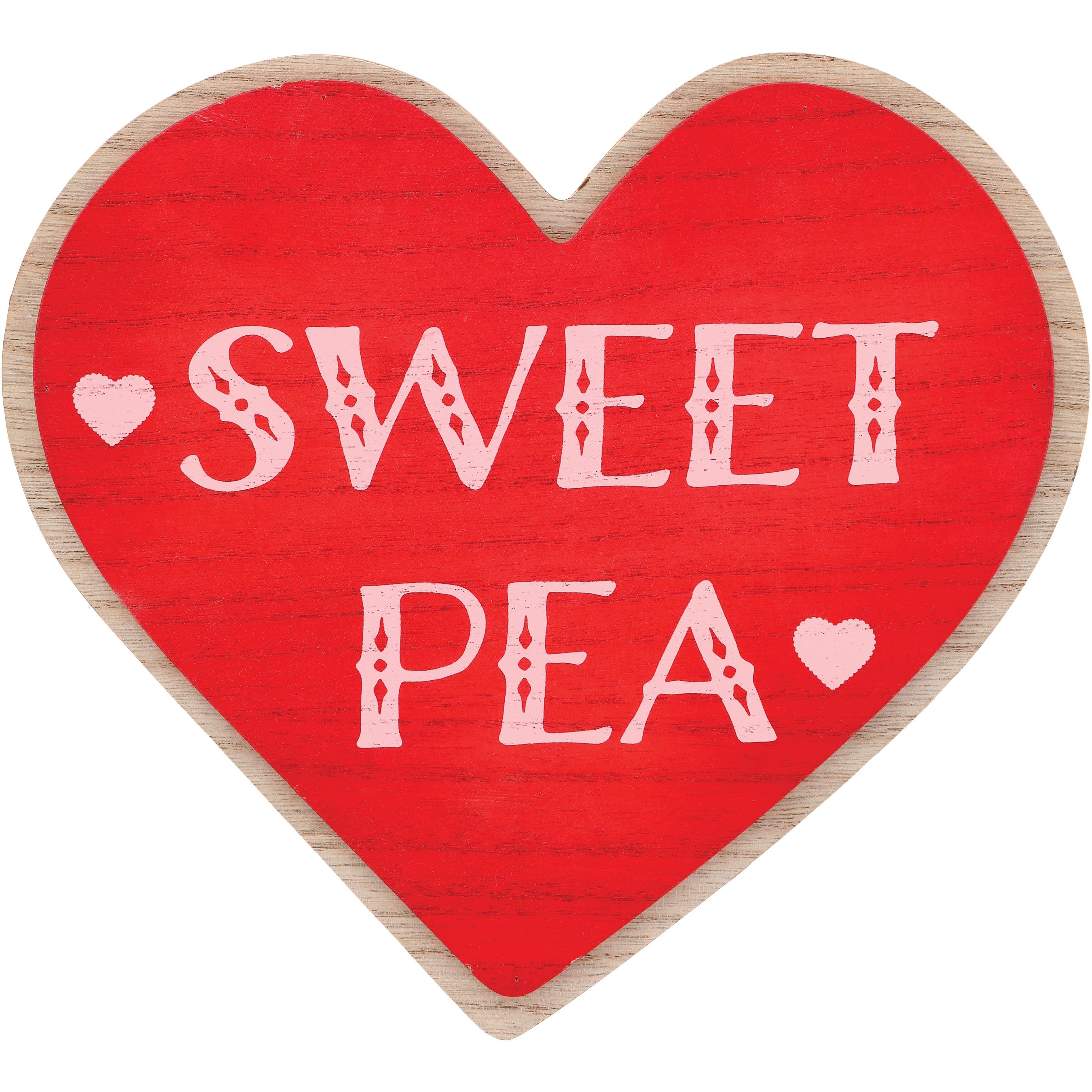 Destination Holiday Valentines Sweet Pea Table Sign - Shop Seasonal ...