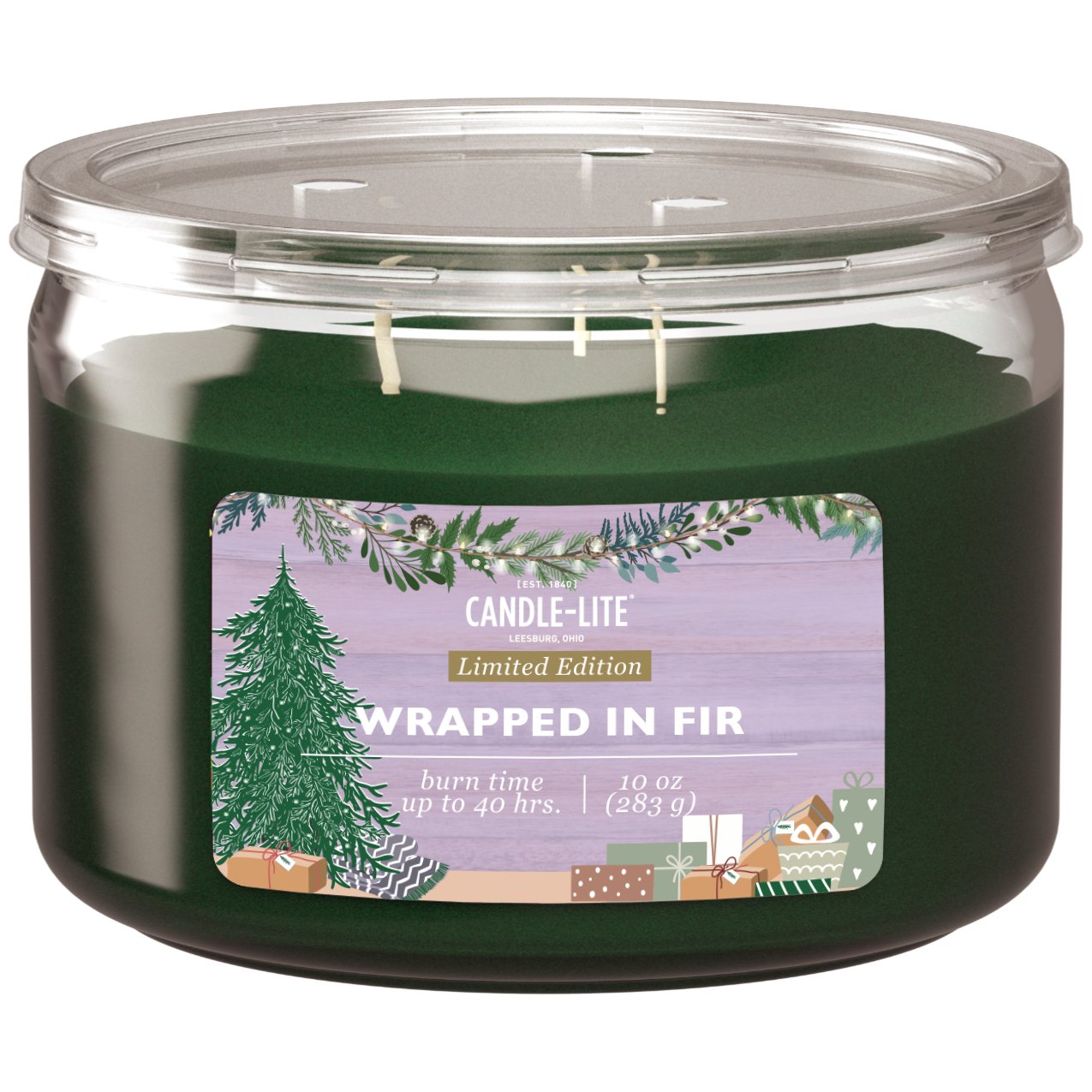 Candle-Lite Wrapped in Fir Scented 3-Wick Candle - Shop Candles at H-E-B