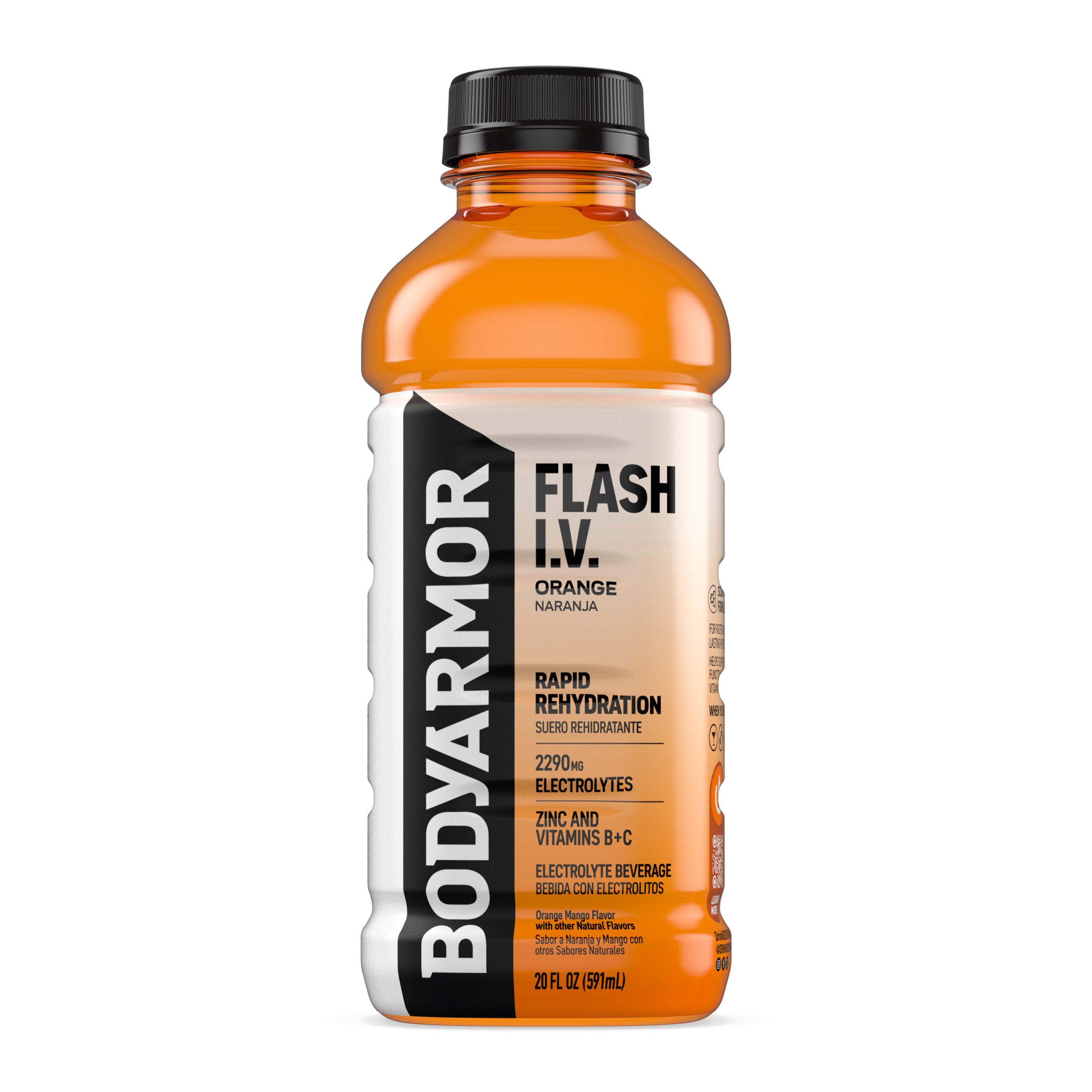 BODYARMOR Flash I.V. Rapid Rehydration Electrolyte Drink - Orange ...