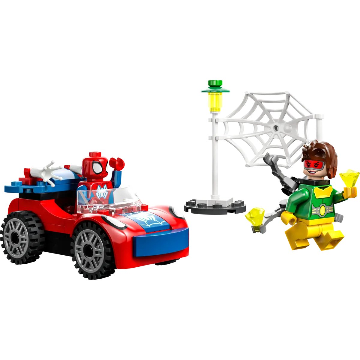 LEGO Marvel Spidey & His Amazing Friends Spider-Man's Car & Doc Ock Set ...