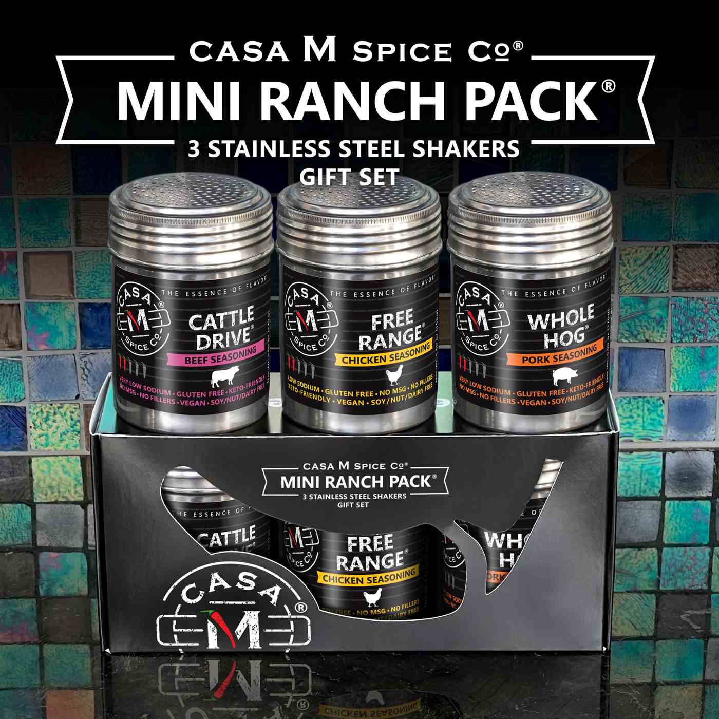 Casa M Spice Low Sodium Seasoning Mini Ranch Pack - Shop Spice mixes at ...