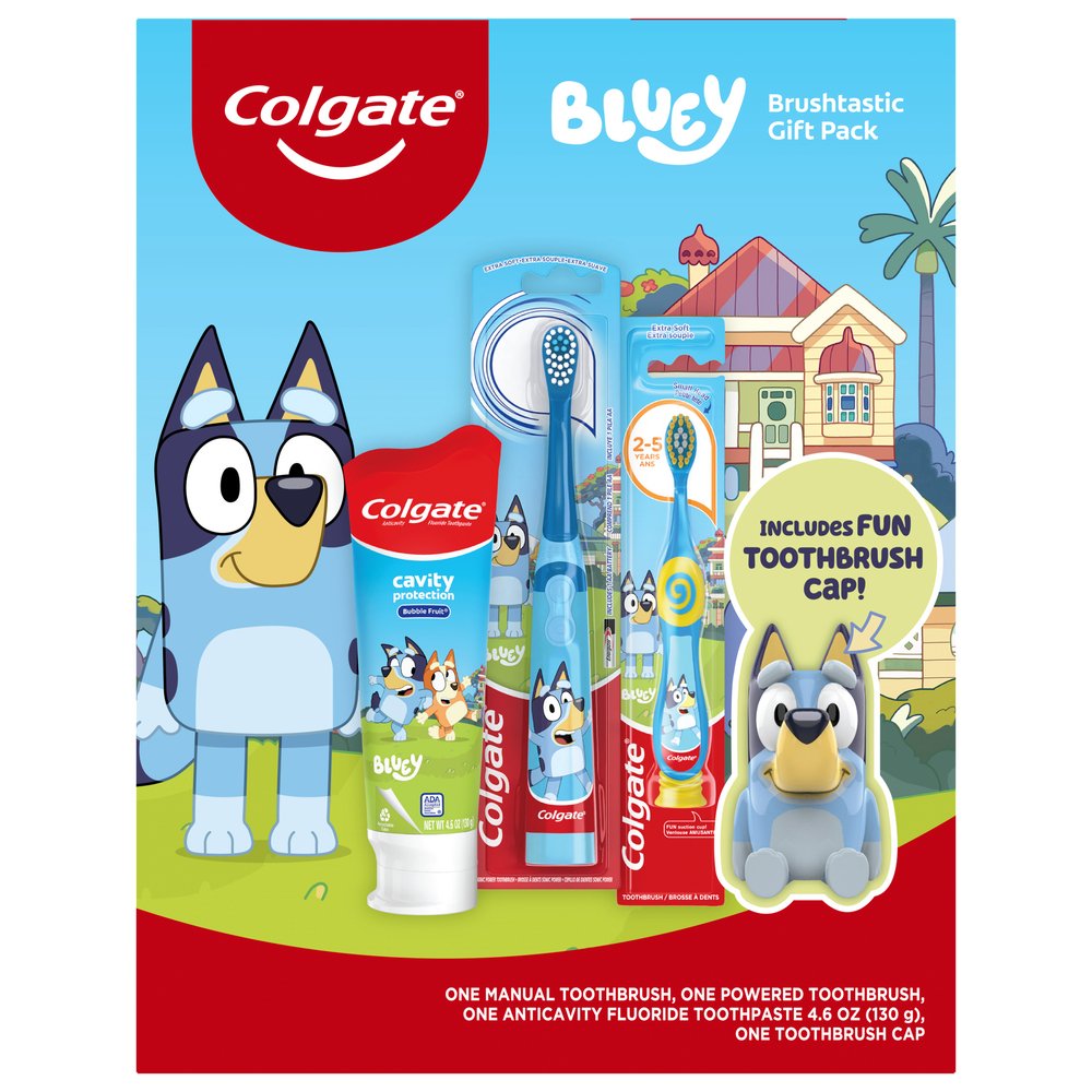Colgate Bluey Brushtastic Gift Pack - Shop Toothpaste at H-E-B