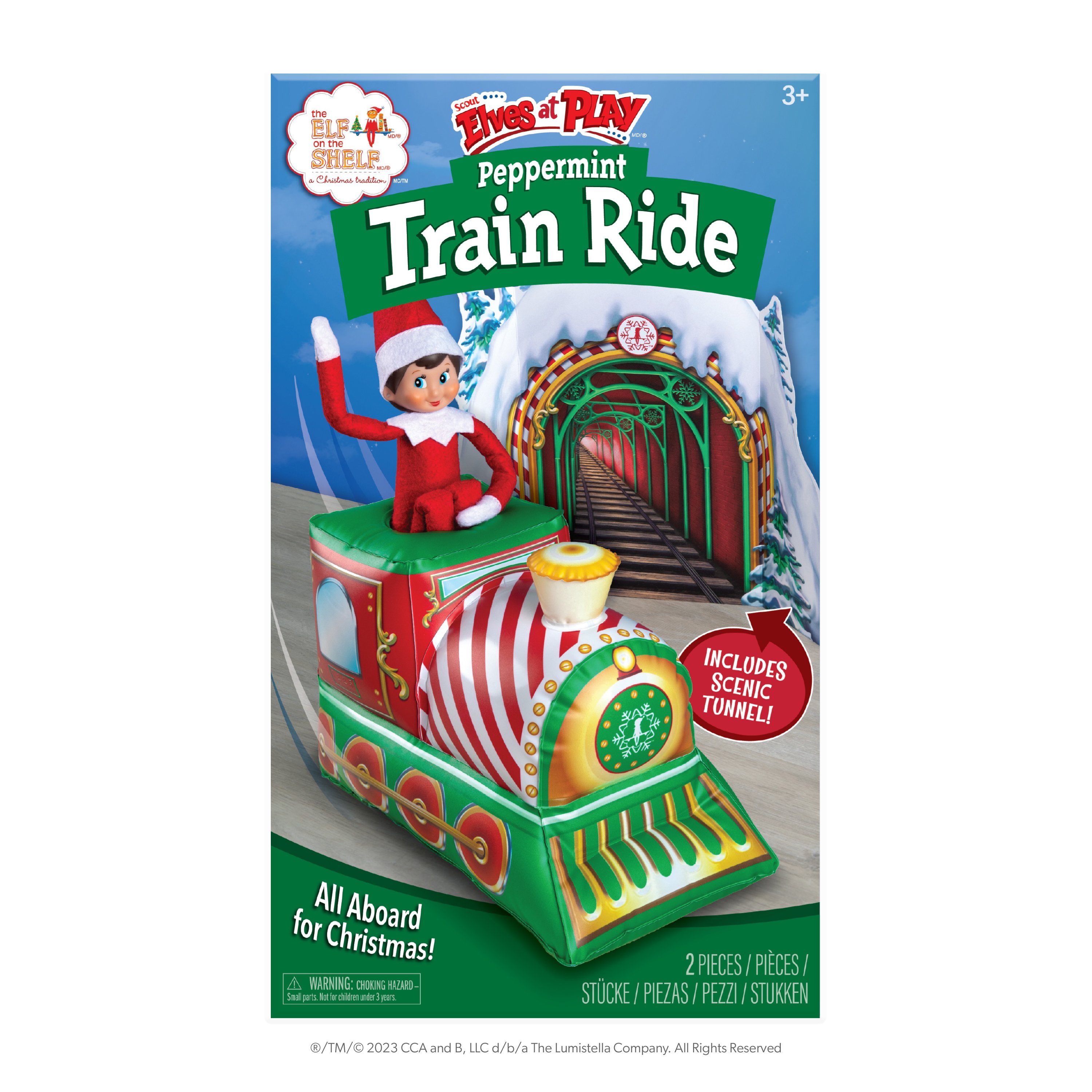 Elf On The Shelf Peppermint Train Ride - Shop Action Figures & Dolls at ...