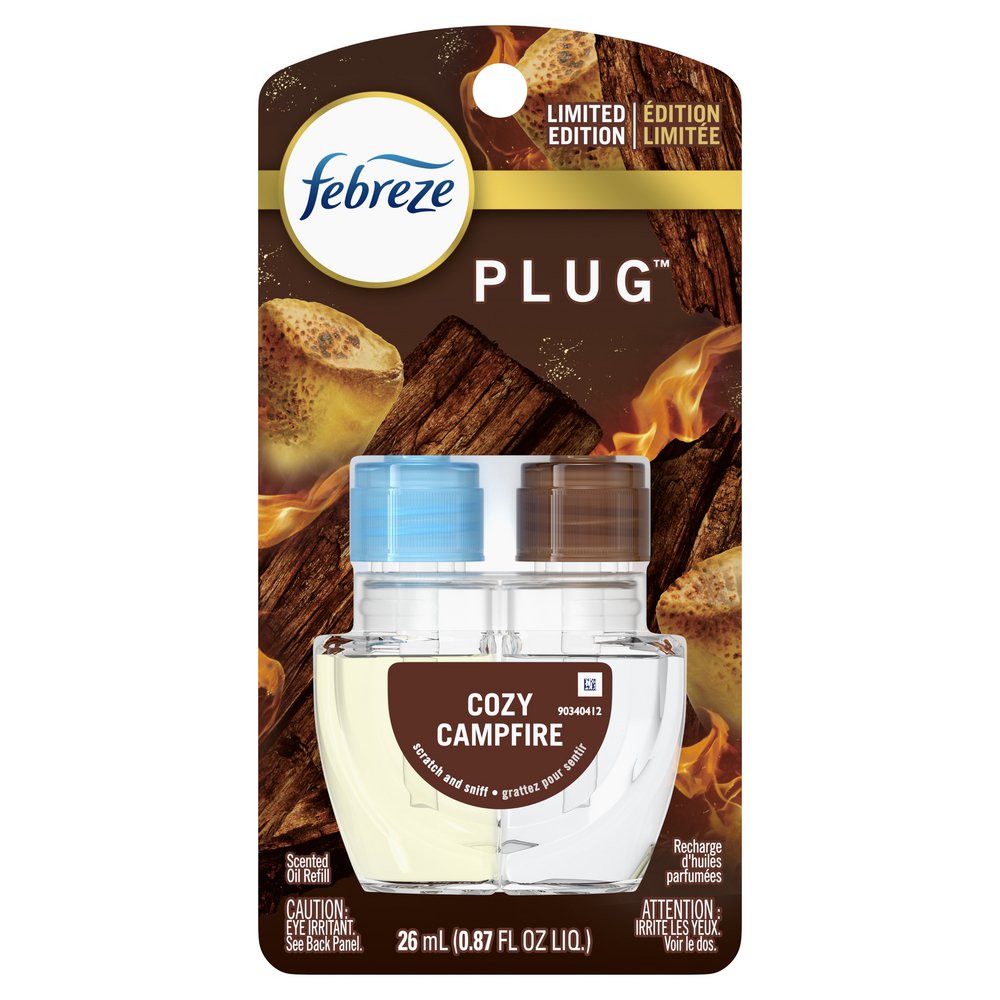 Febreze Plug Scented Oil Refill - Cozy Campfire - Shop Air fresheners ...