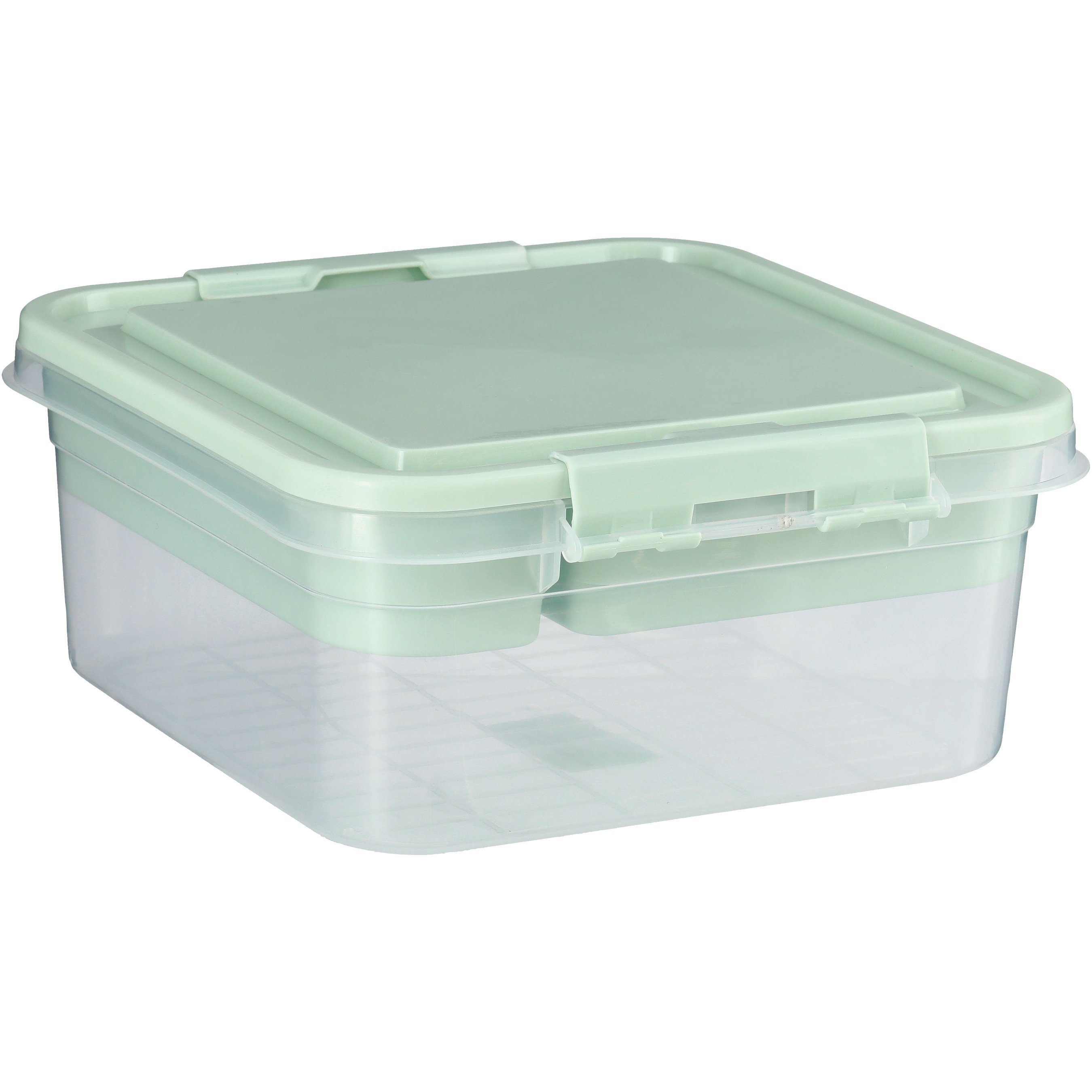 Destination Holiday 2 Tier Storage Box - Aqua - Shop Storage bins at H-E-B