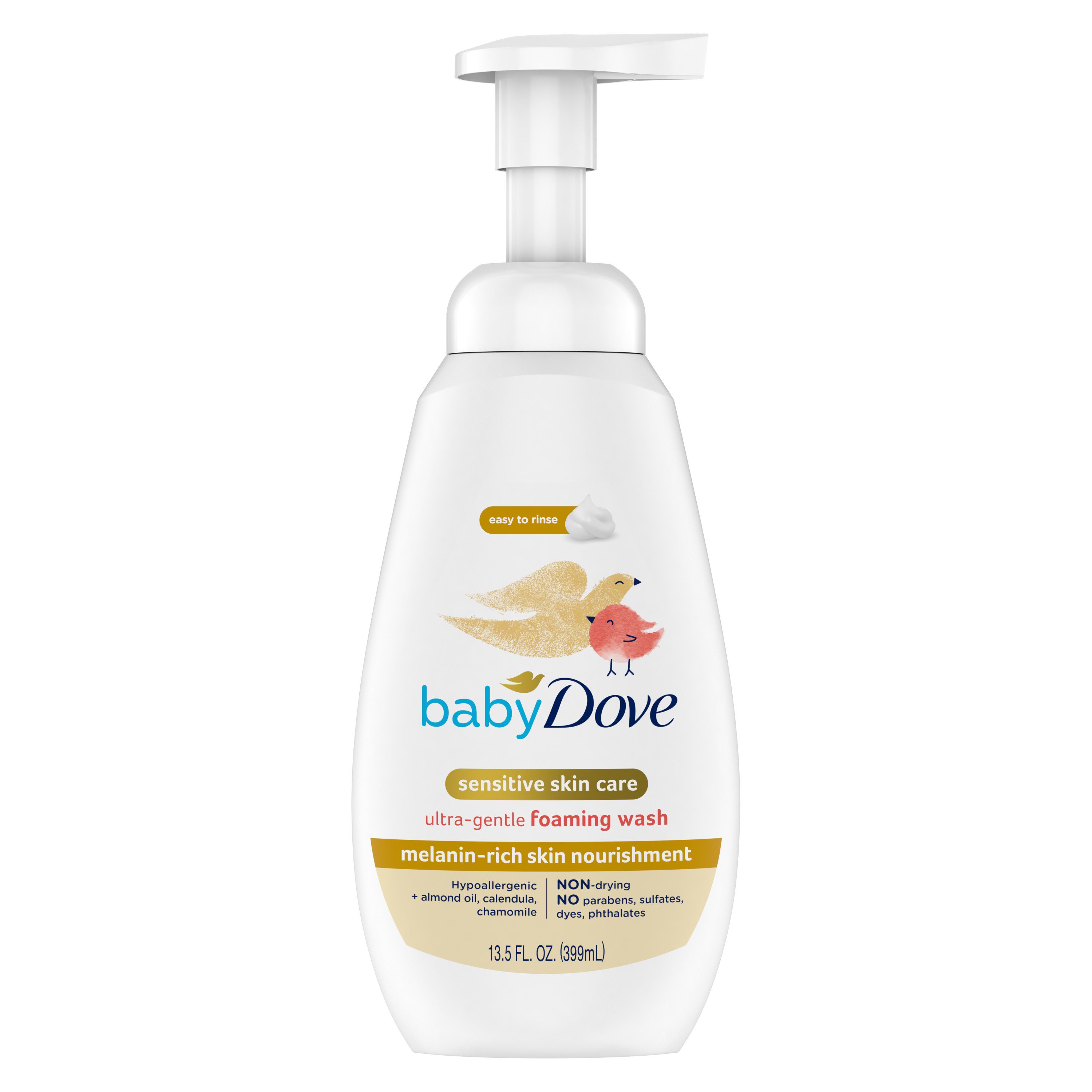 Baby Dove Sensitive Skin Care Foaming Wash - Melanin-Rich Skin ...