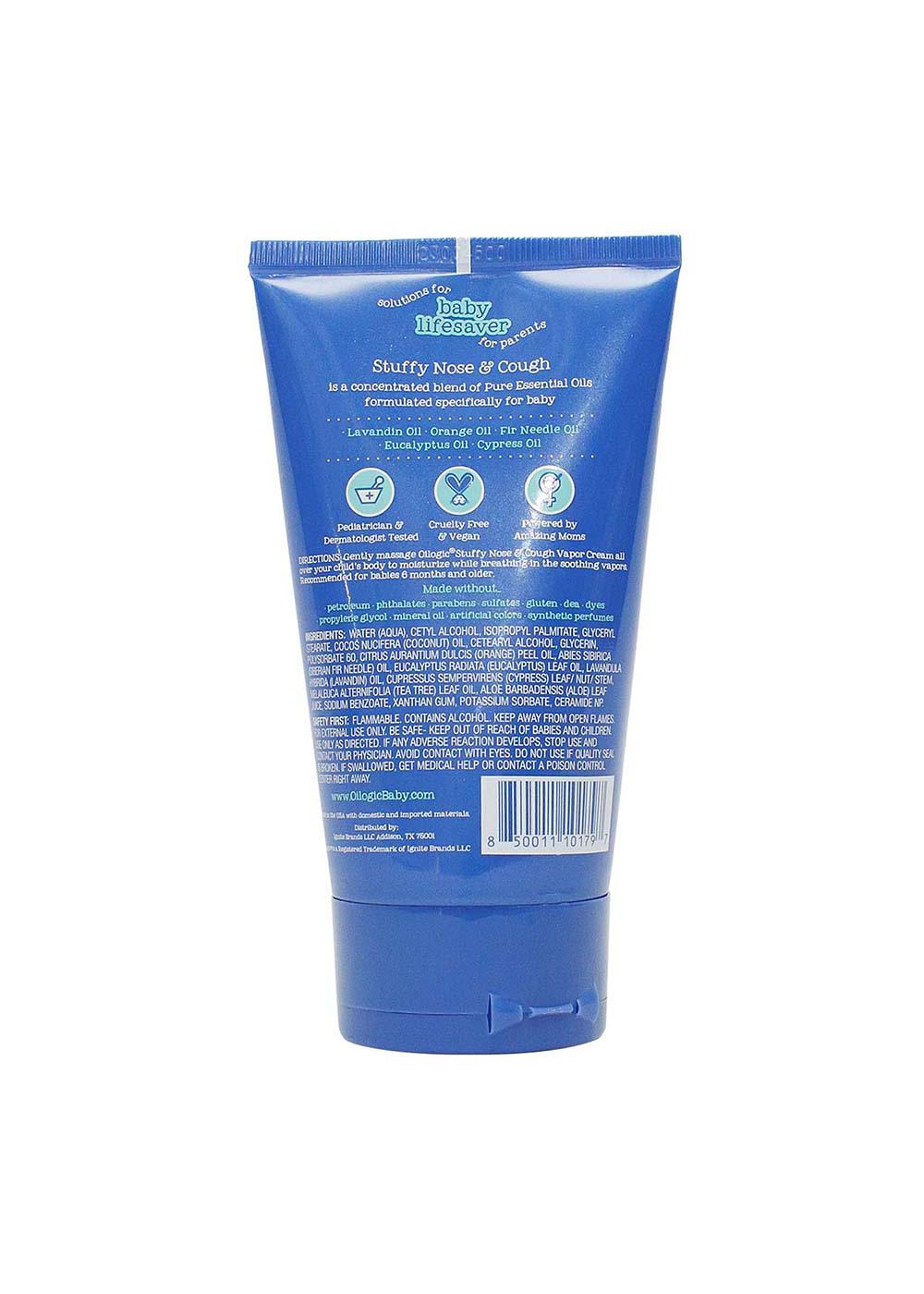 Oilogic Baby Stuffy Nose & Cough Vapor Cream - Shop Medical devices ...