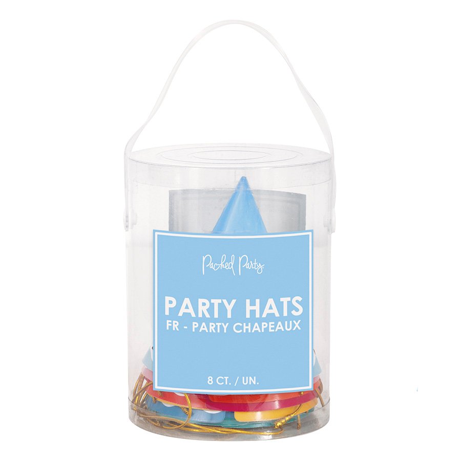 Packed Party Assorted Mini Party Hats, 8 Ct - Shop Favors at H-E-B