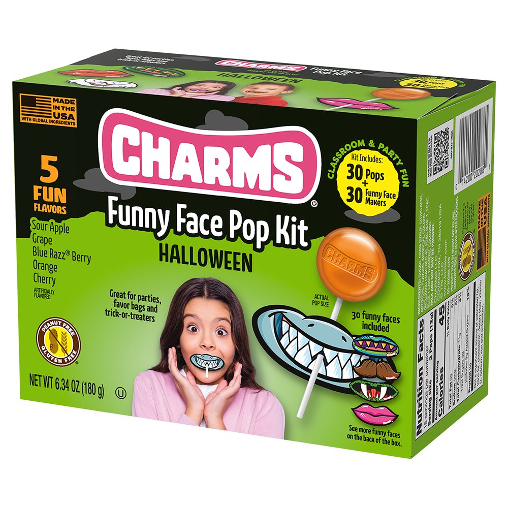 Charms Funny Face Pop Kit - Shop Candy at H-E-B