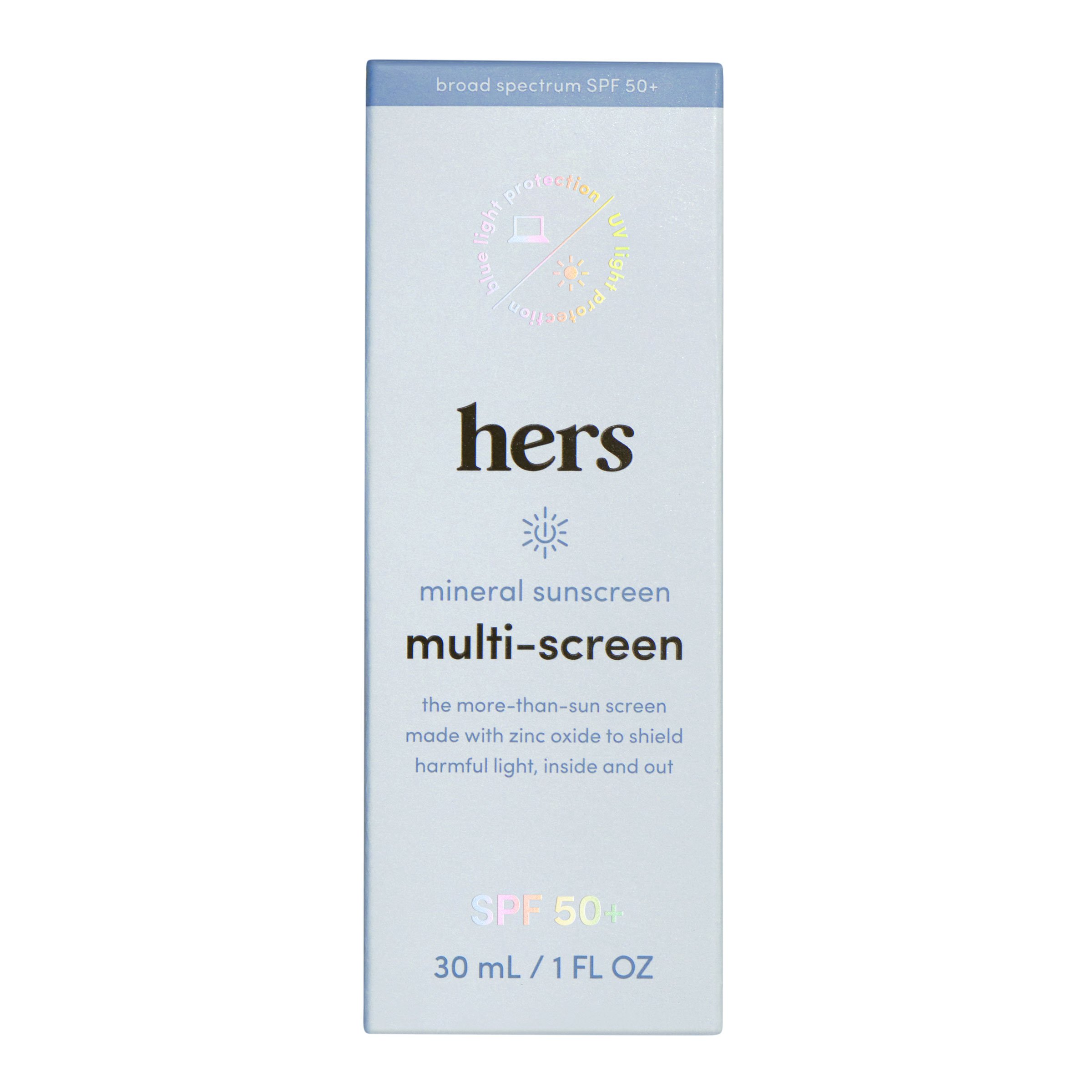 Hers Multi-Screen SPF 50+ - Shop Sunscreen & self tanners at H-E-B