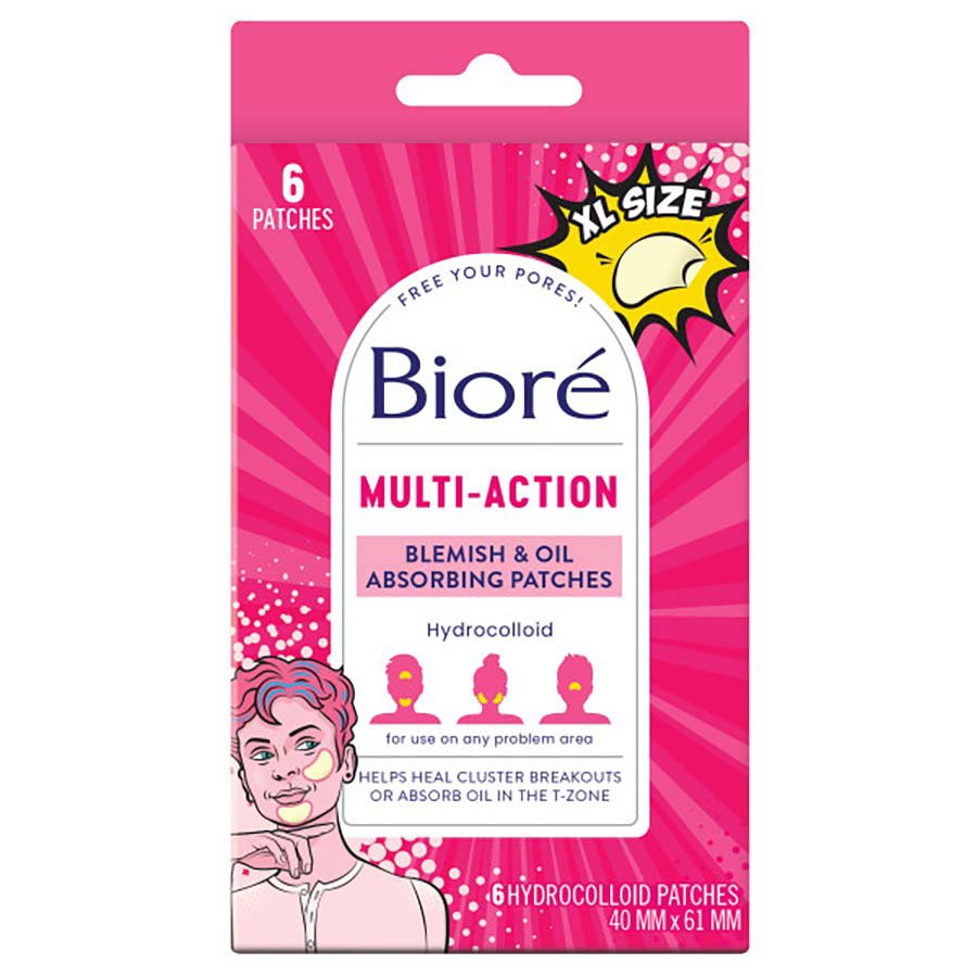 Bioré Multi-Action Blemish & Oil Absorbing Patches - Shop Facial masks ...