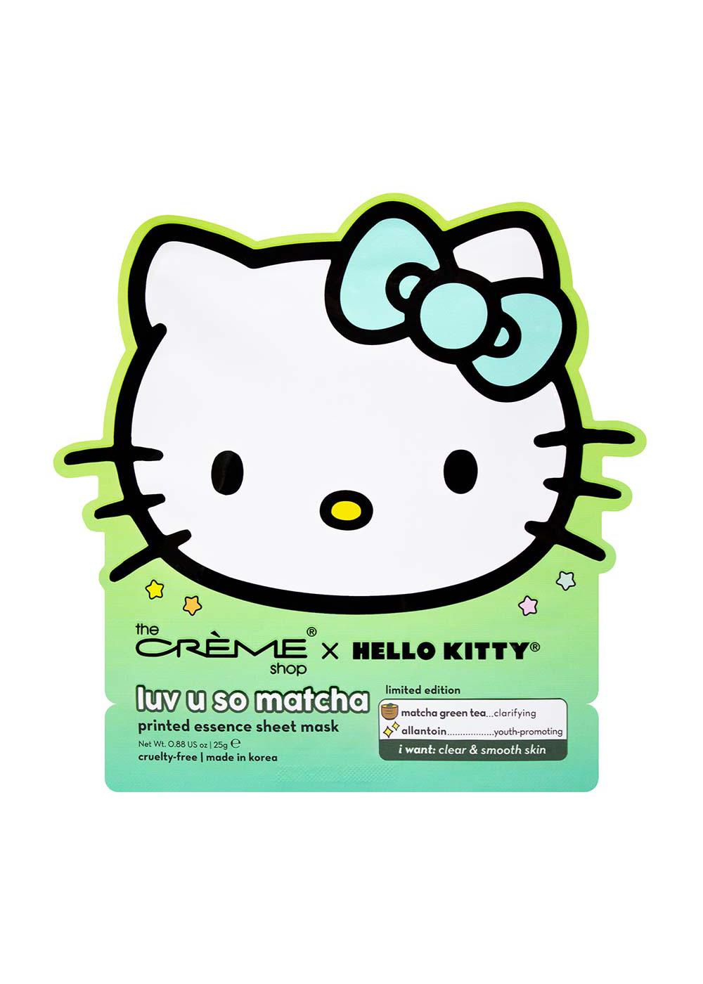 The Crème Shop X Hello Kitty Luv U So Matcha Sheet Mask - Shop Facial ...