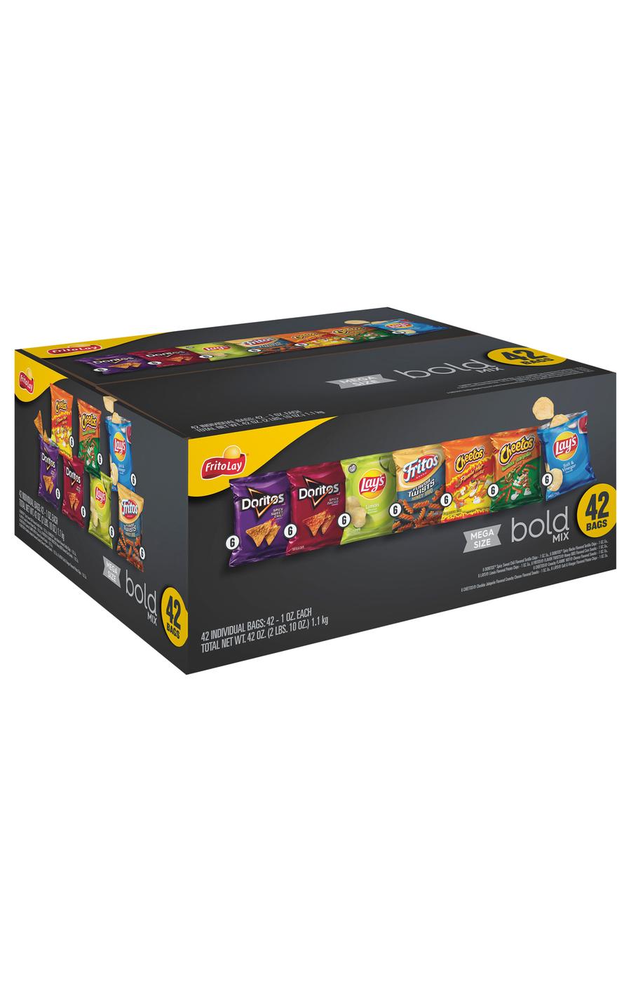Frito Lay Mega Size Bold Mix Chips Multipack Bags - Shop Chips at H-E-B