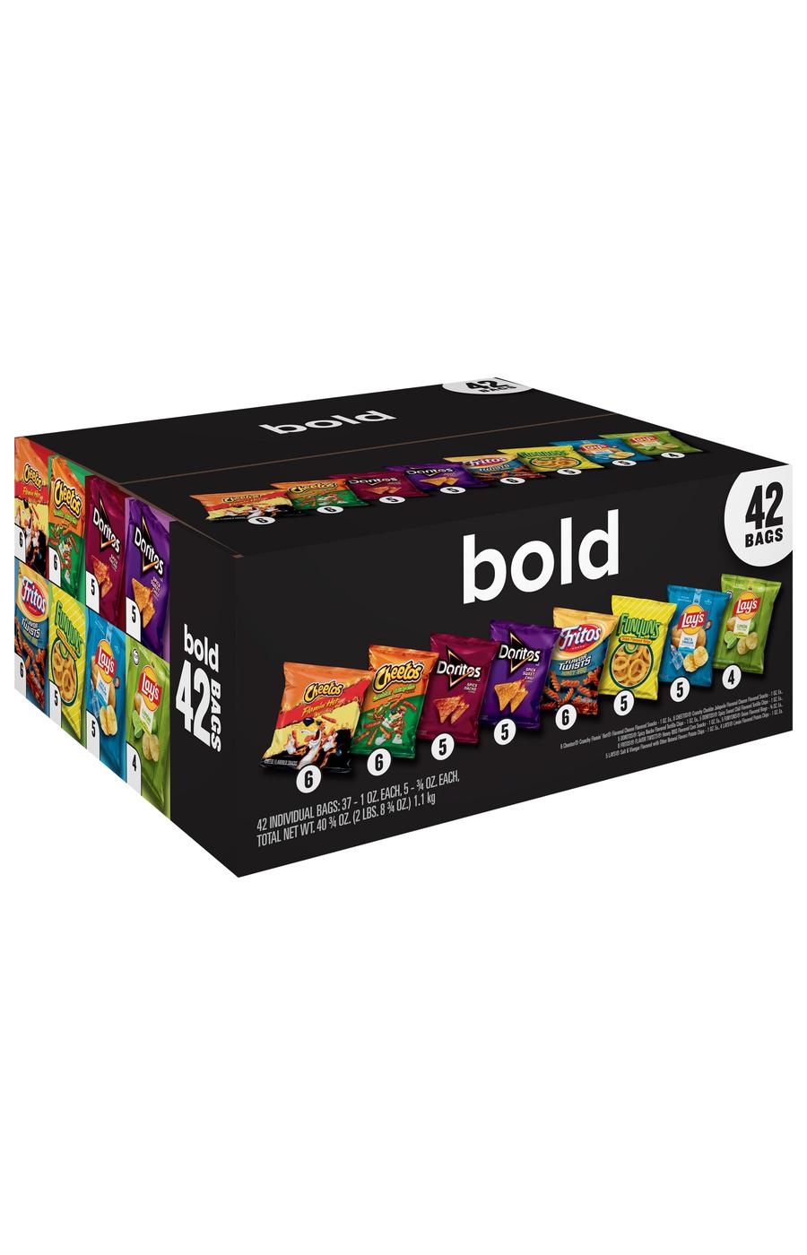 Frito Lay Mega Size Bold Mix Chips Multipack Bags - Shop Chips at H-E-B