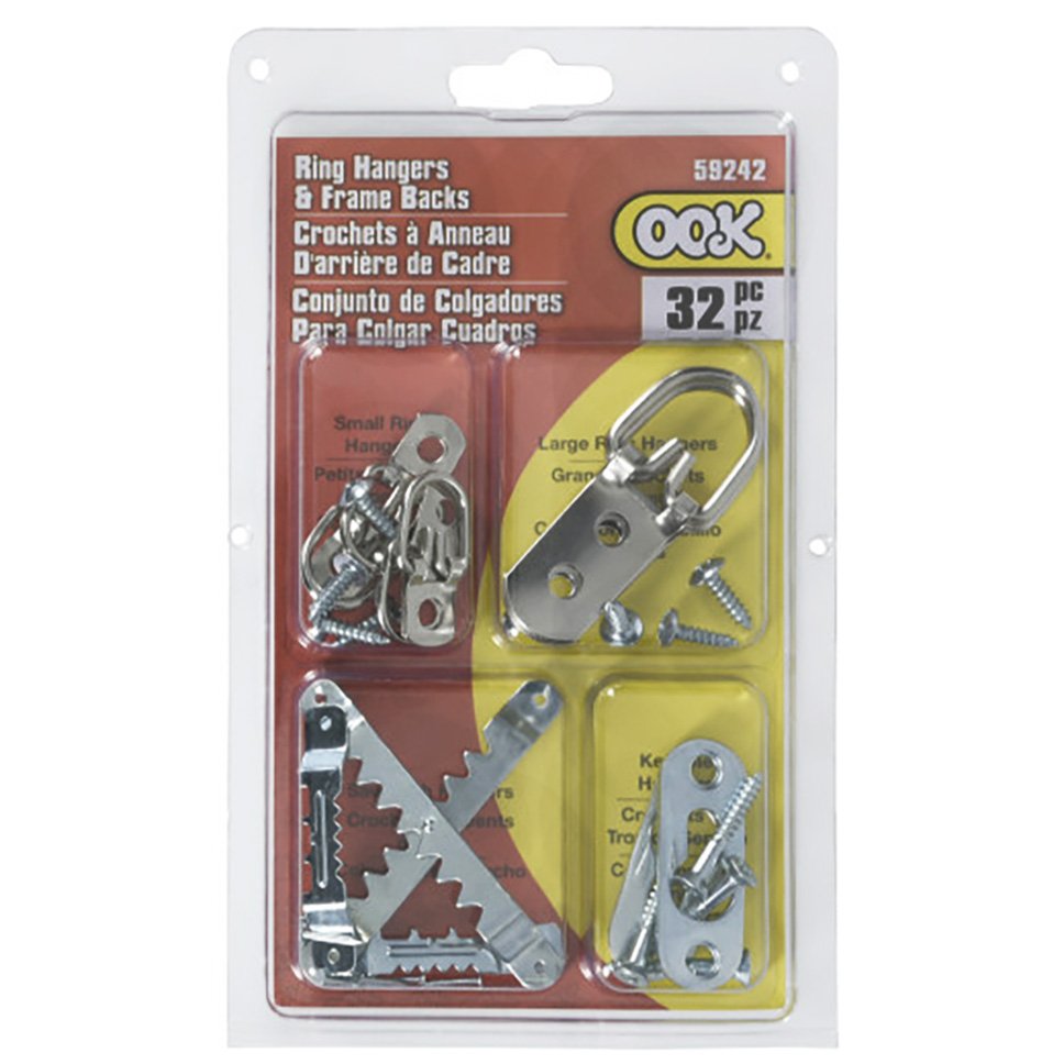 OOK Ring Hangers & Frame Backs Kit - Shop Hooks & picture hangers at H-E-B