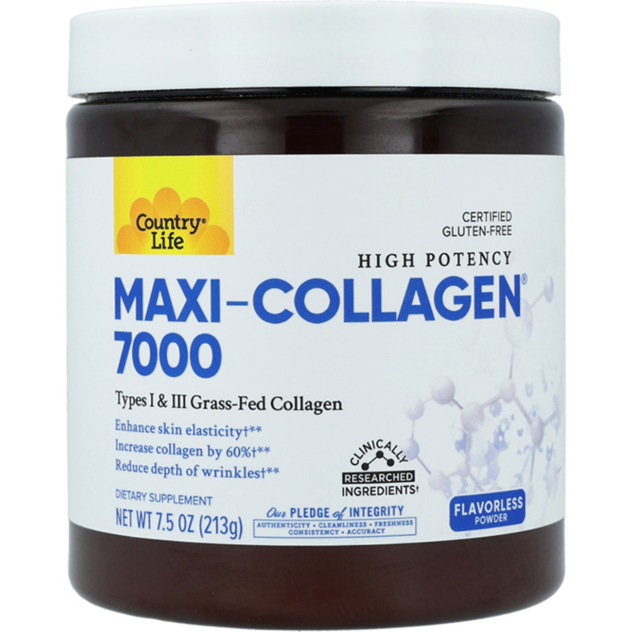 Country Life Vitamins Maxi-Collagen 7000 Powder - Shop Herbs ...