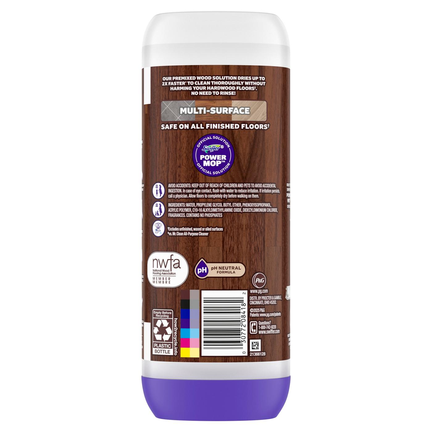 Swiffer Power Mop Wood Floor Cleaner Solution Refill - Lemon - Shop ...