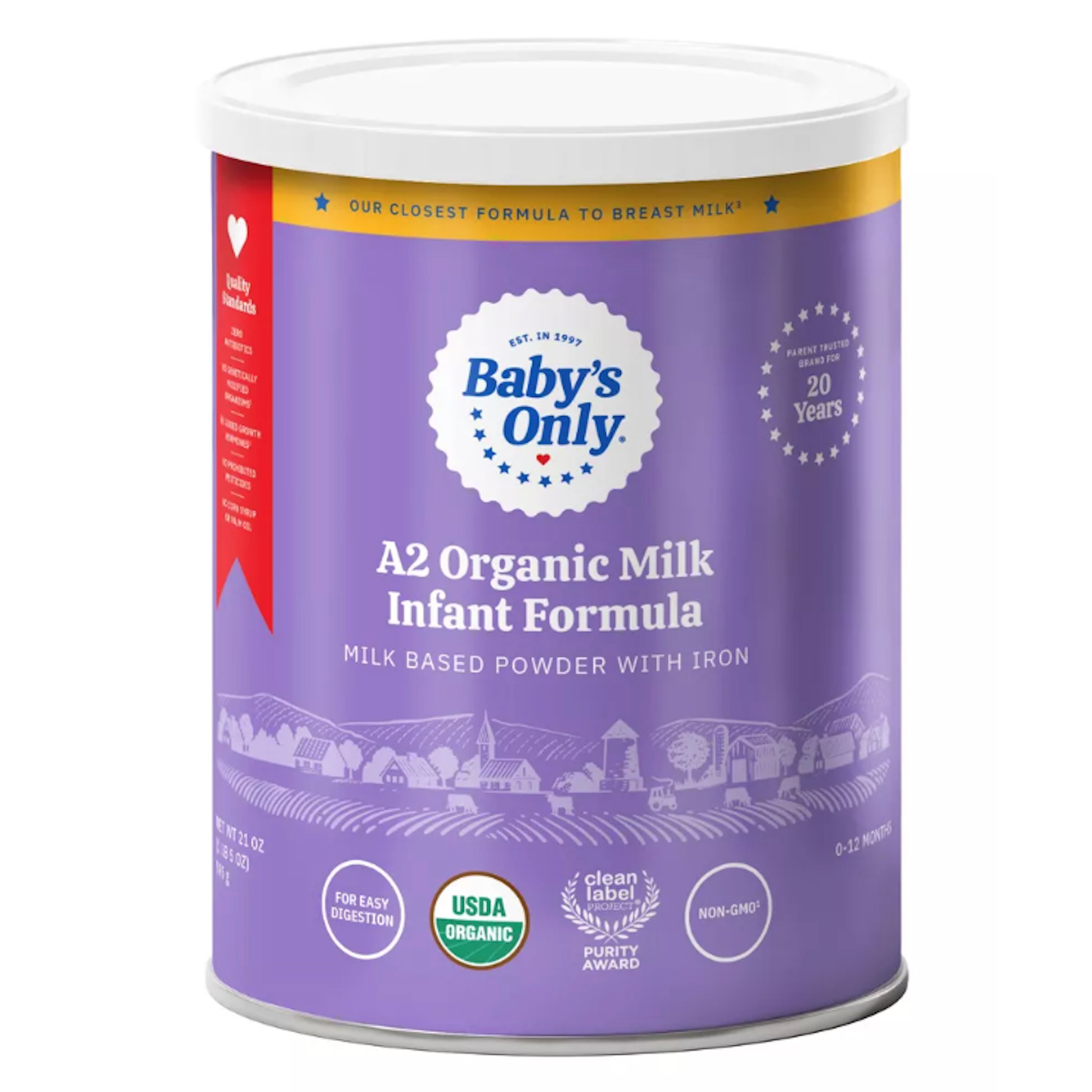 Baby's Only Organic Gentle Milk-Based Powder Infant Formula with Iron - Shop Formula at H-E-B