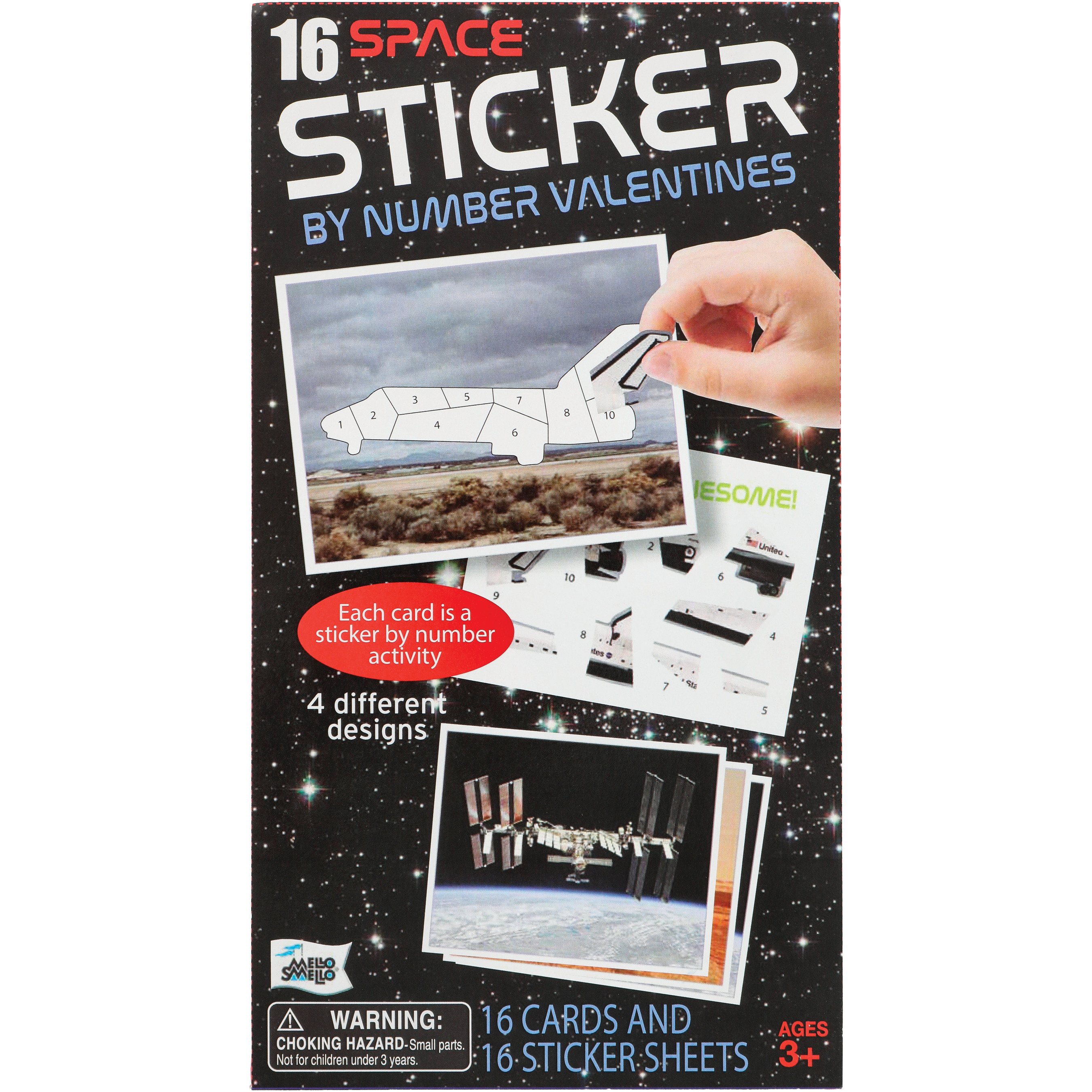 Mello Smello Space Sticker by Number Valentine Exchange Cards - Shop ...