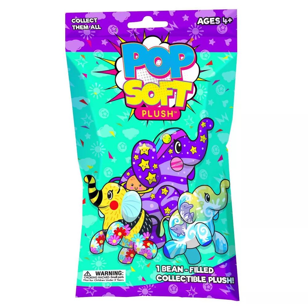Pop Soft Plush Mini Mystery Elephant Plush - Shop Action figures ...