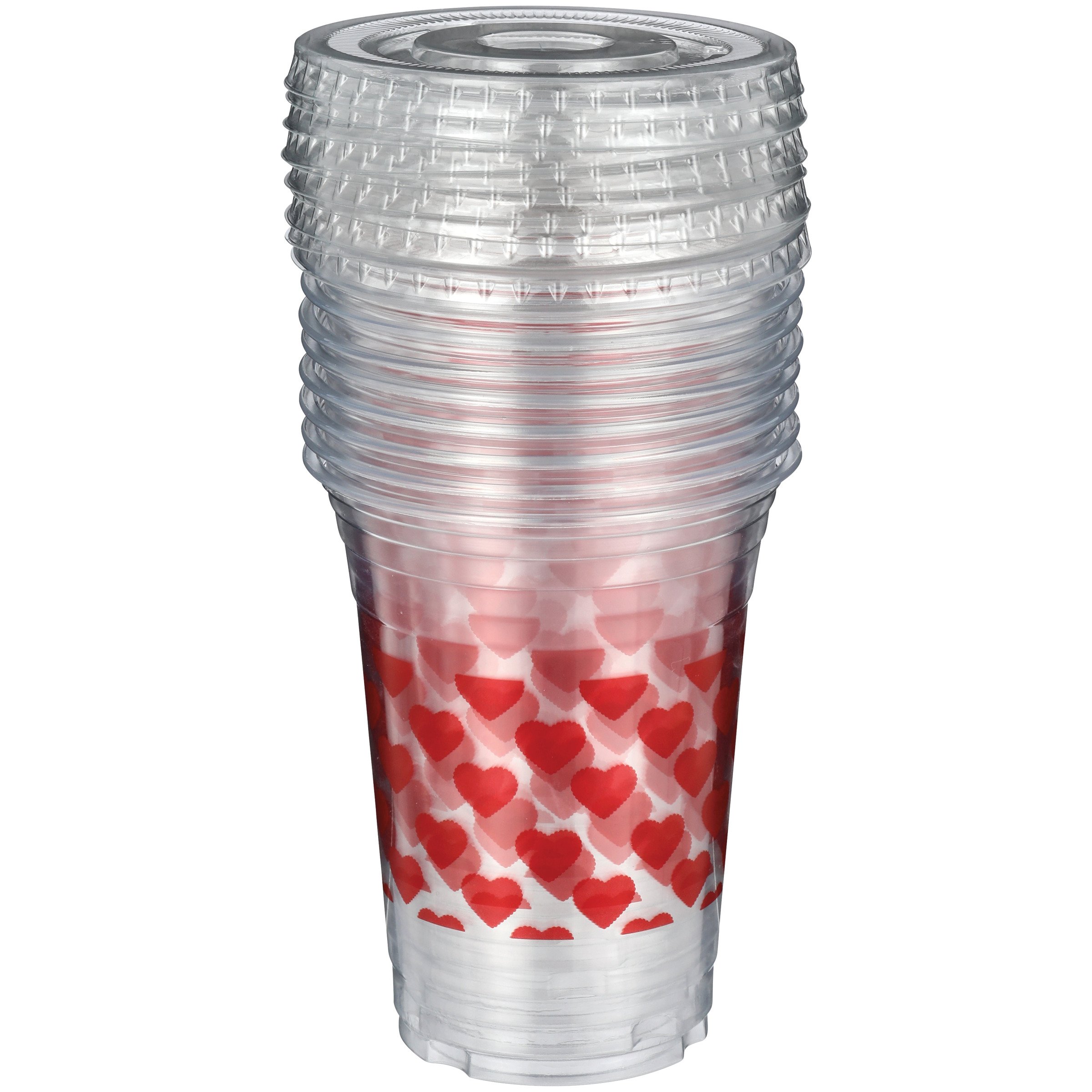 Destination Holiday Valentine's Day Red Heart Party Cups - Shop Party ...