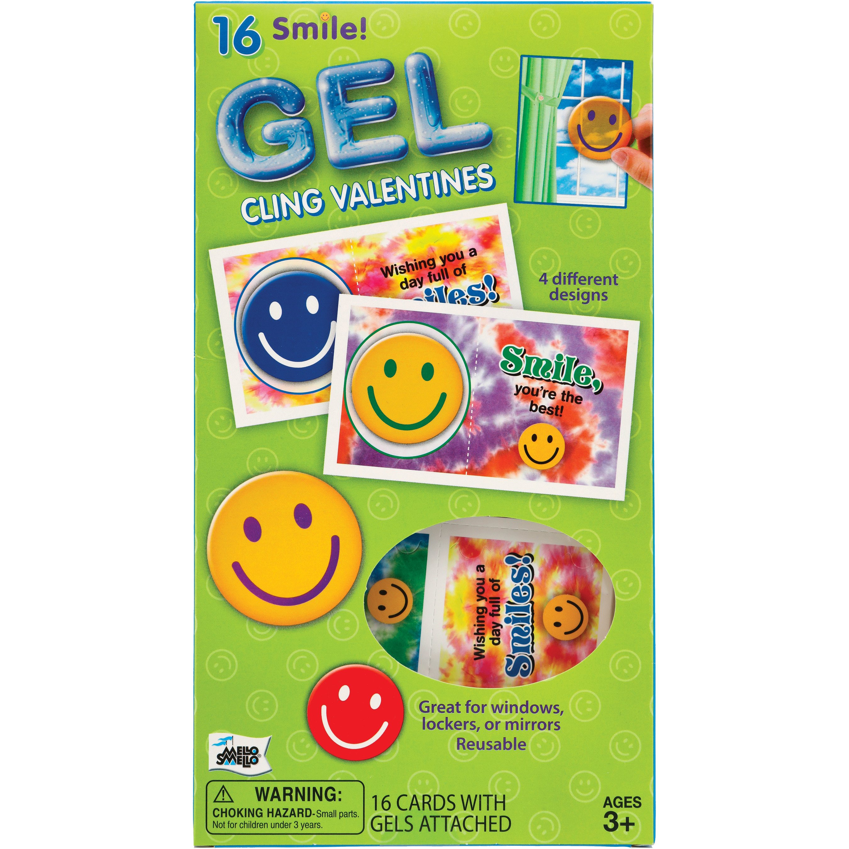 Mello Smello Smile! Gel Cling Valentine Exchange Cards - Shop Invites ...