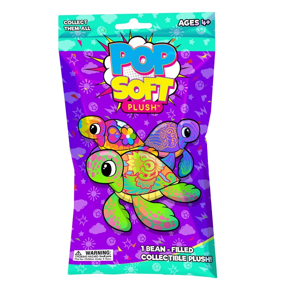 Pop Soft Plush Mini Mystery Turtle Plush - Shop Plush toys at H-E-B