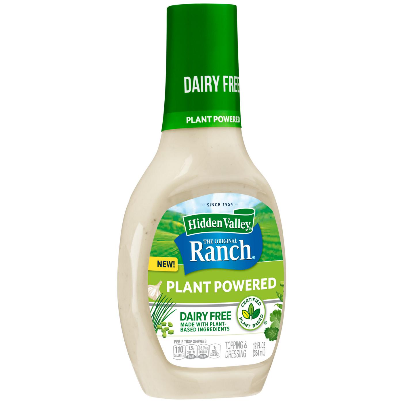 Hidden Valley The Original Ranch Vegan Plant Powered Dairy Free Ranch ...