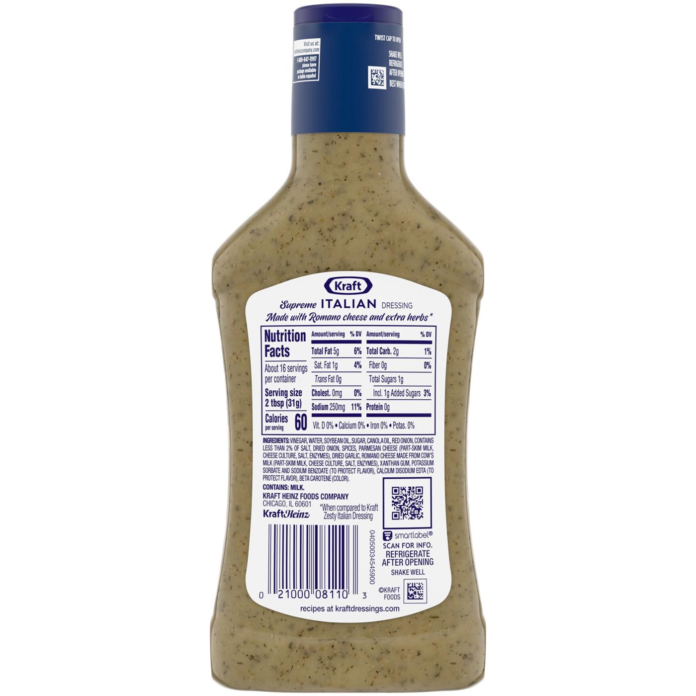 Kraft Deluxe Salad Dressing - Ultimate Italian - Shop Salad dressings ...